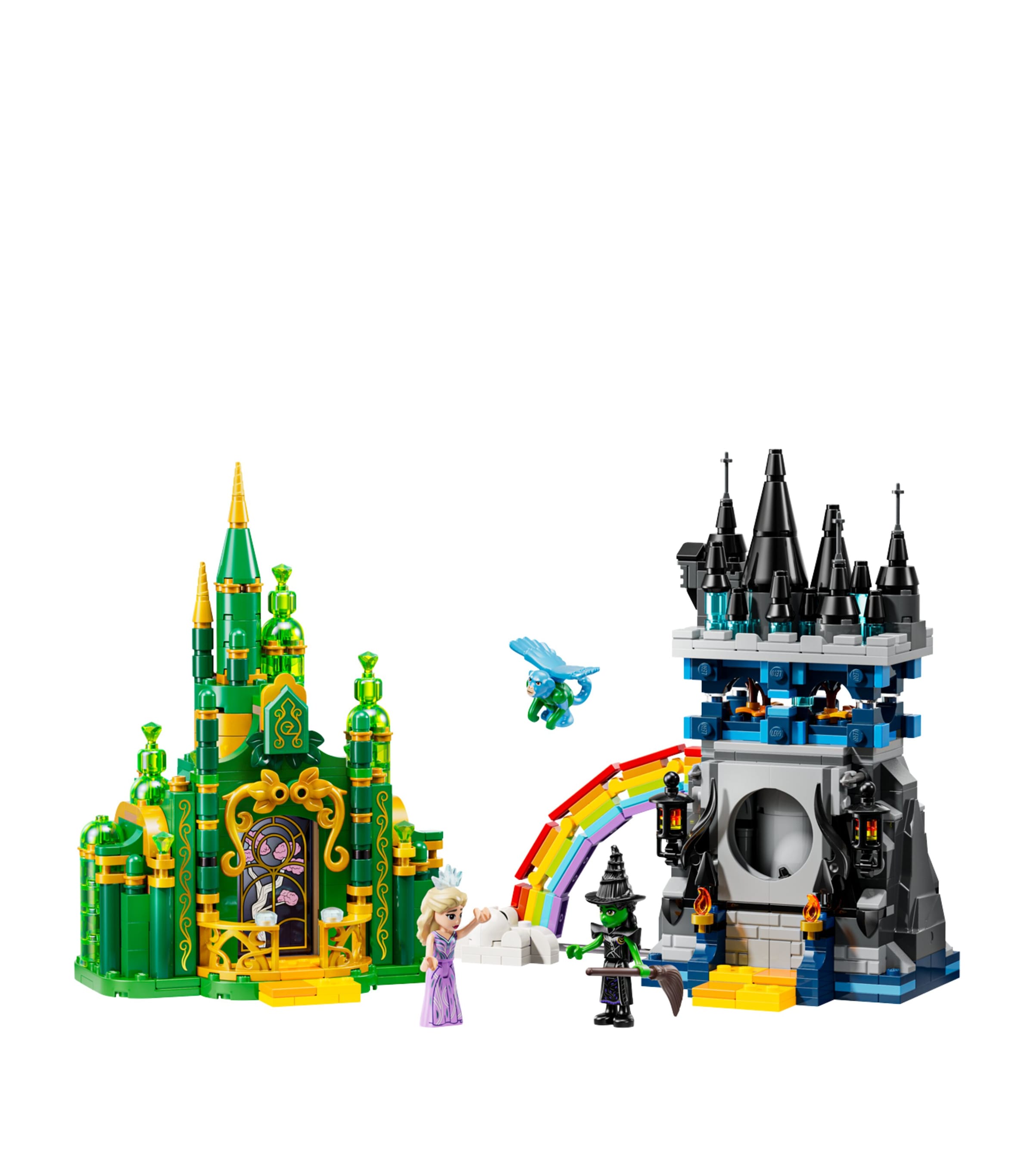Lego Multi Wicked Emerald City & Kiamo Ko Castle Set 75689 | Harrods SG