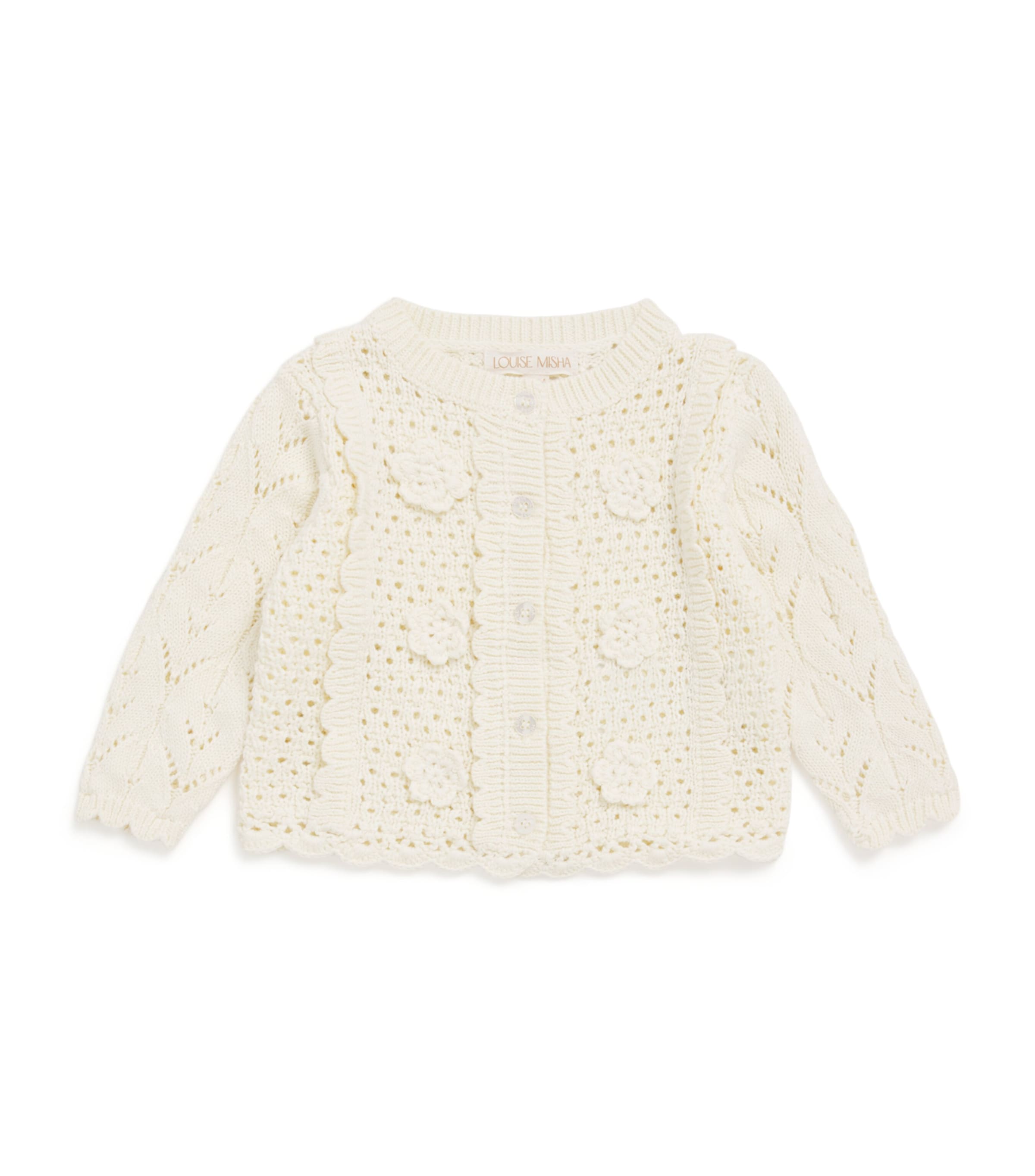 Louise Misha Ivory Chai Cardigan (5-10 Years) | Harrods CA