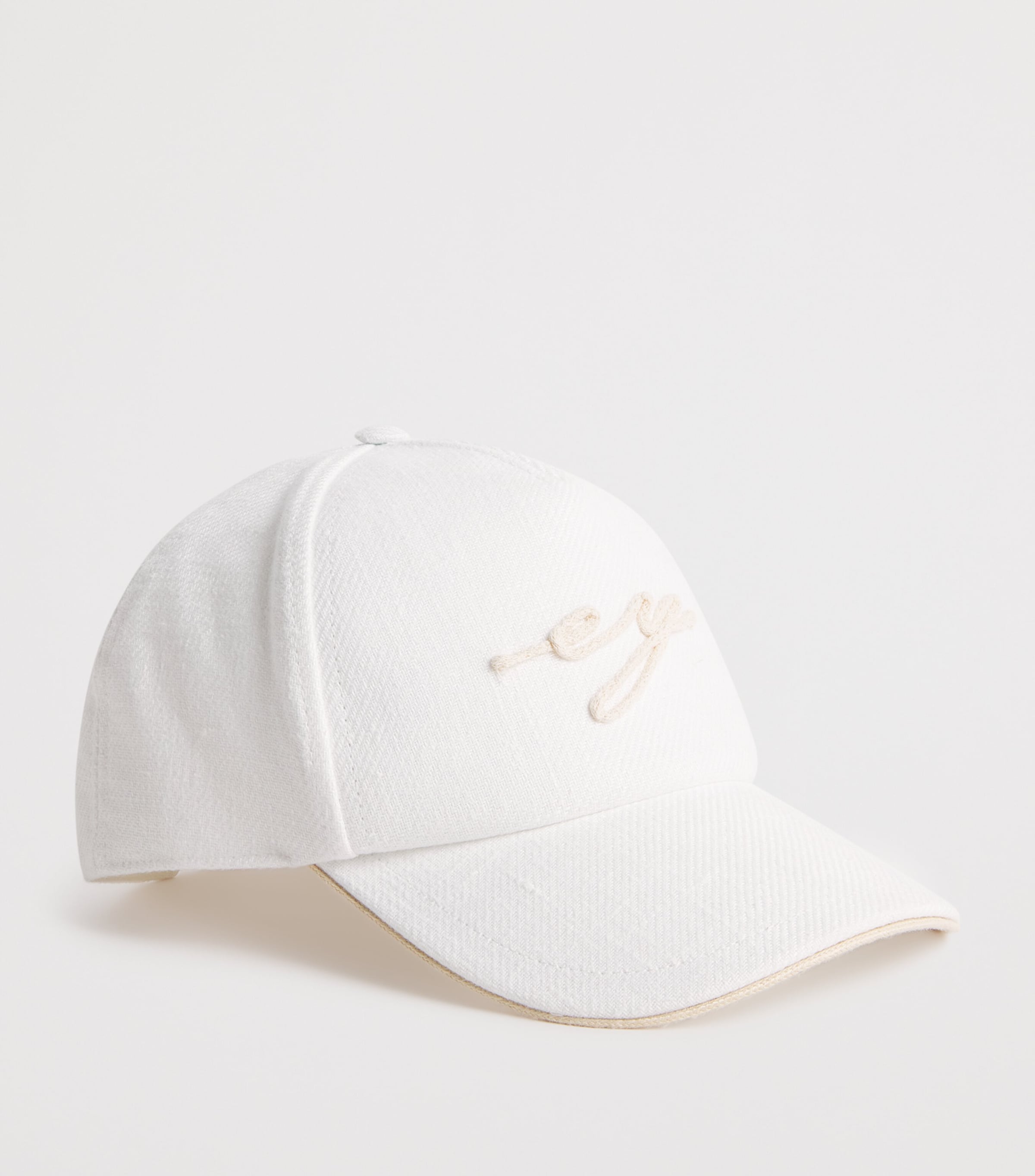 Eleventy Linen Rope Logo Baseball Cap | Harrods US