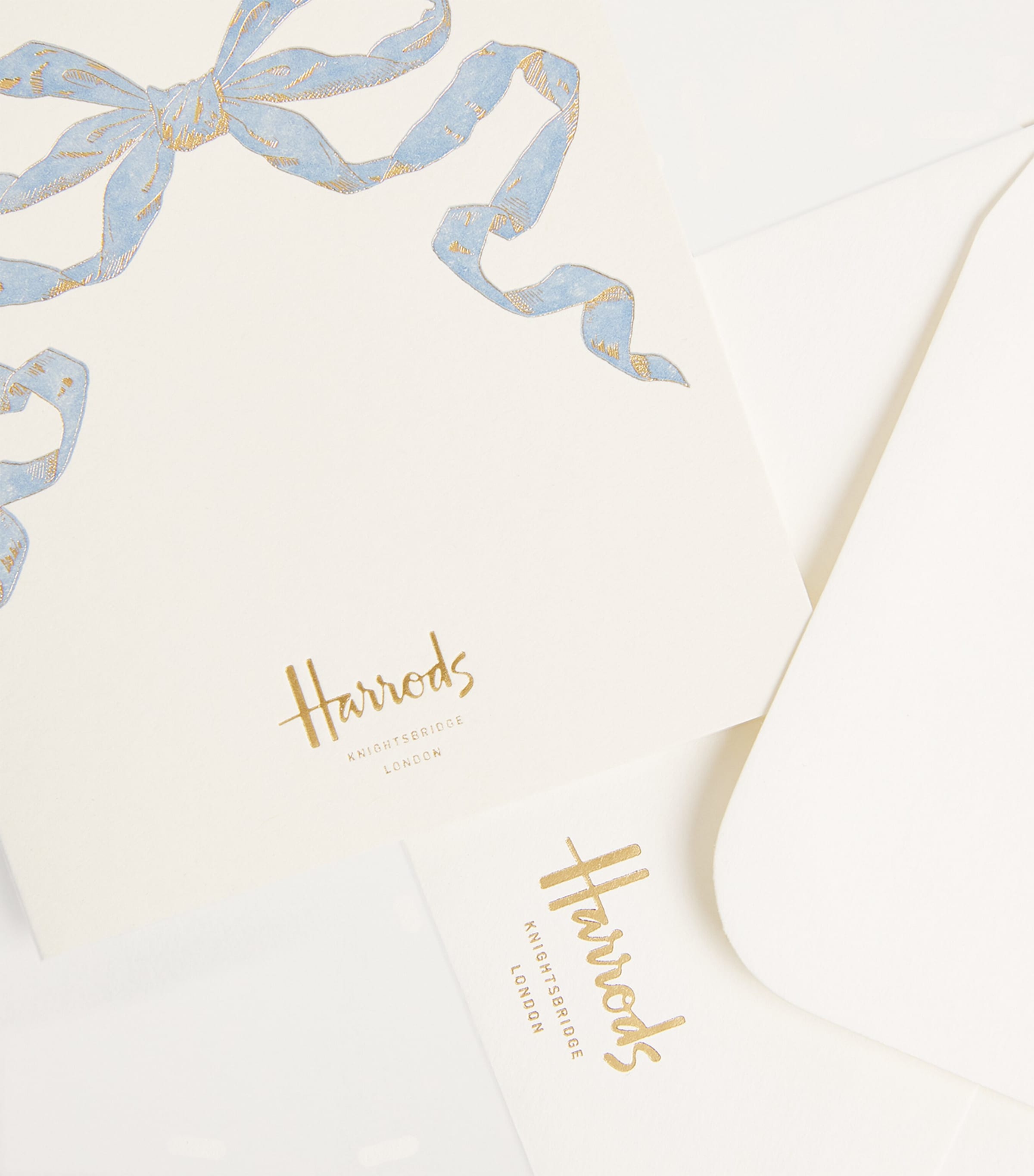 Harrods Pink Bow Cards (Pack of 5) | Harrods UK