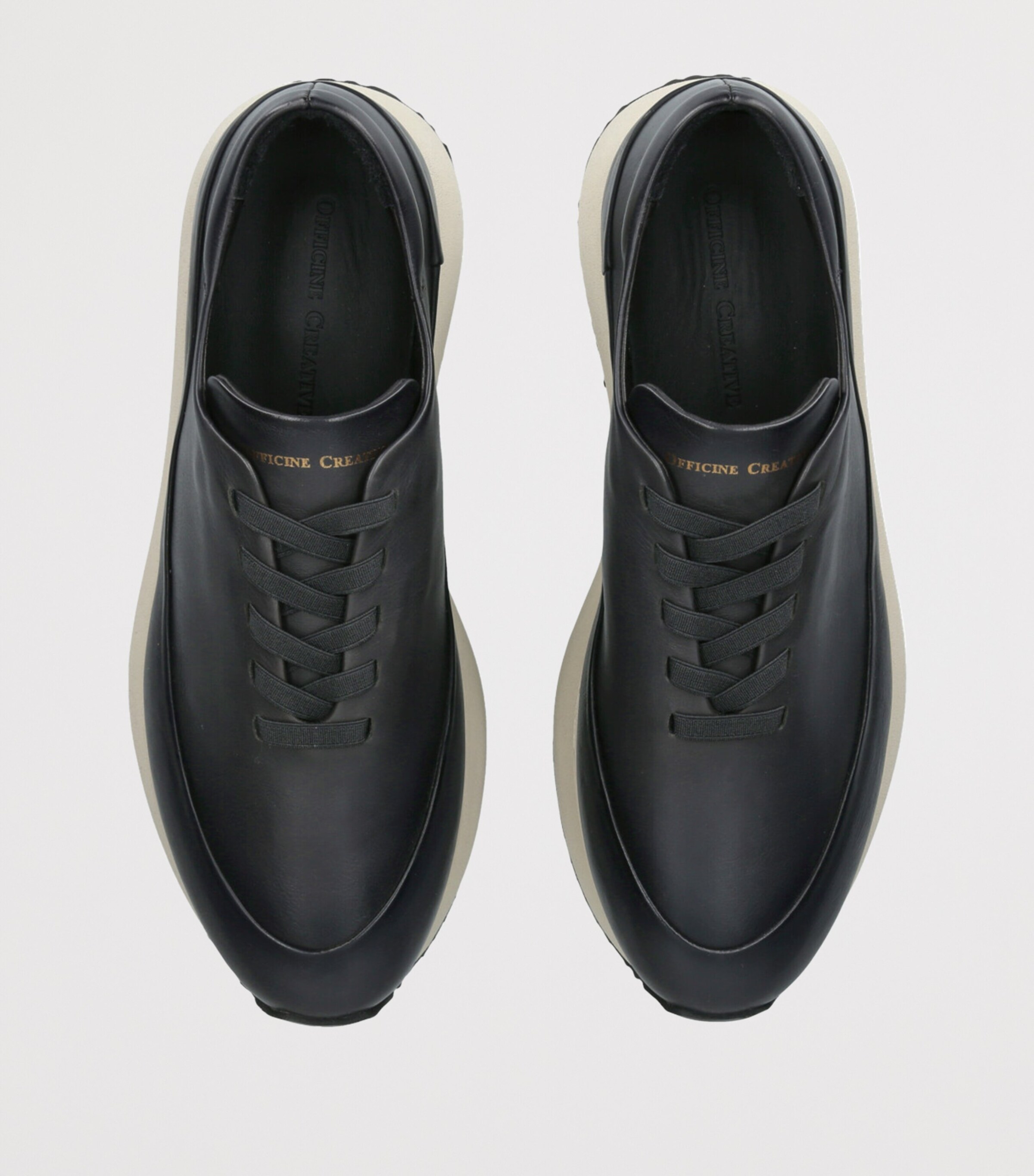 Officine Creative Grey Leather Form Sneakers | Harrods ZA