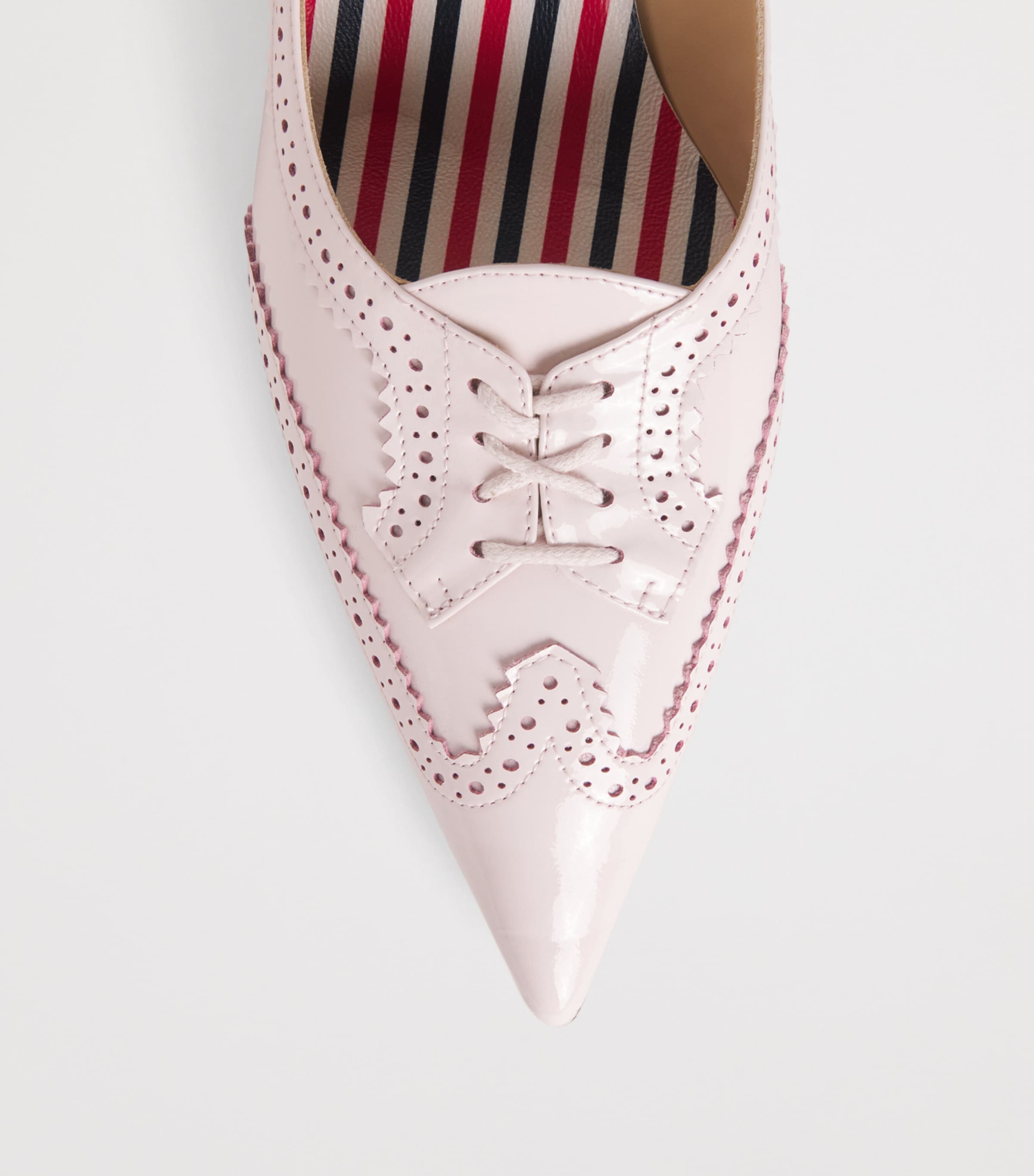 Thom Browne Pink Patent Leather Wingtip Pumps 50 | Harrods UK