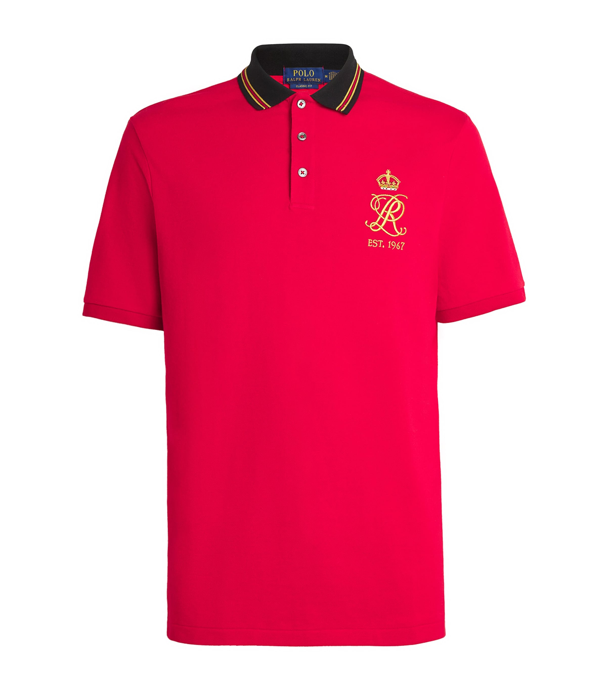 Polo Ralph Lauren Cotton Crest Polo Shirt | Harrods US