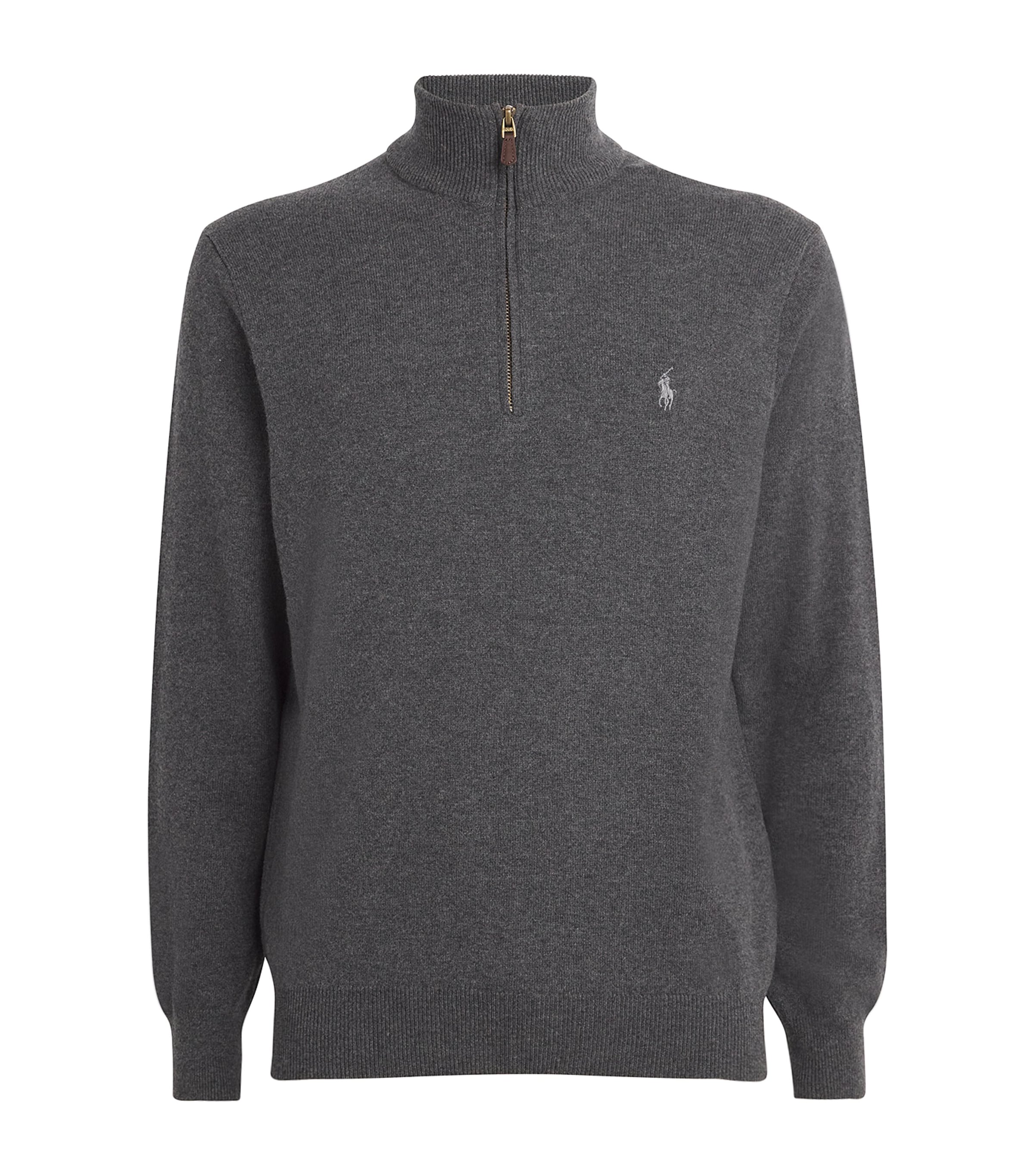 Polo Ralph Lauren Wool Quarter-Zip Sweater | Harrods SA