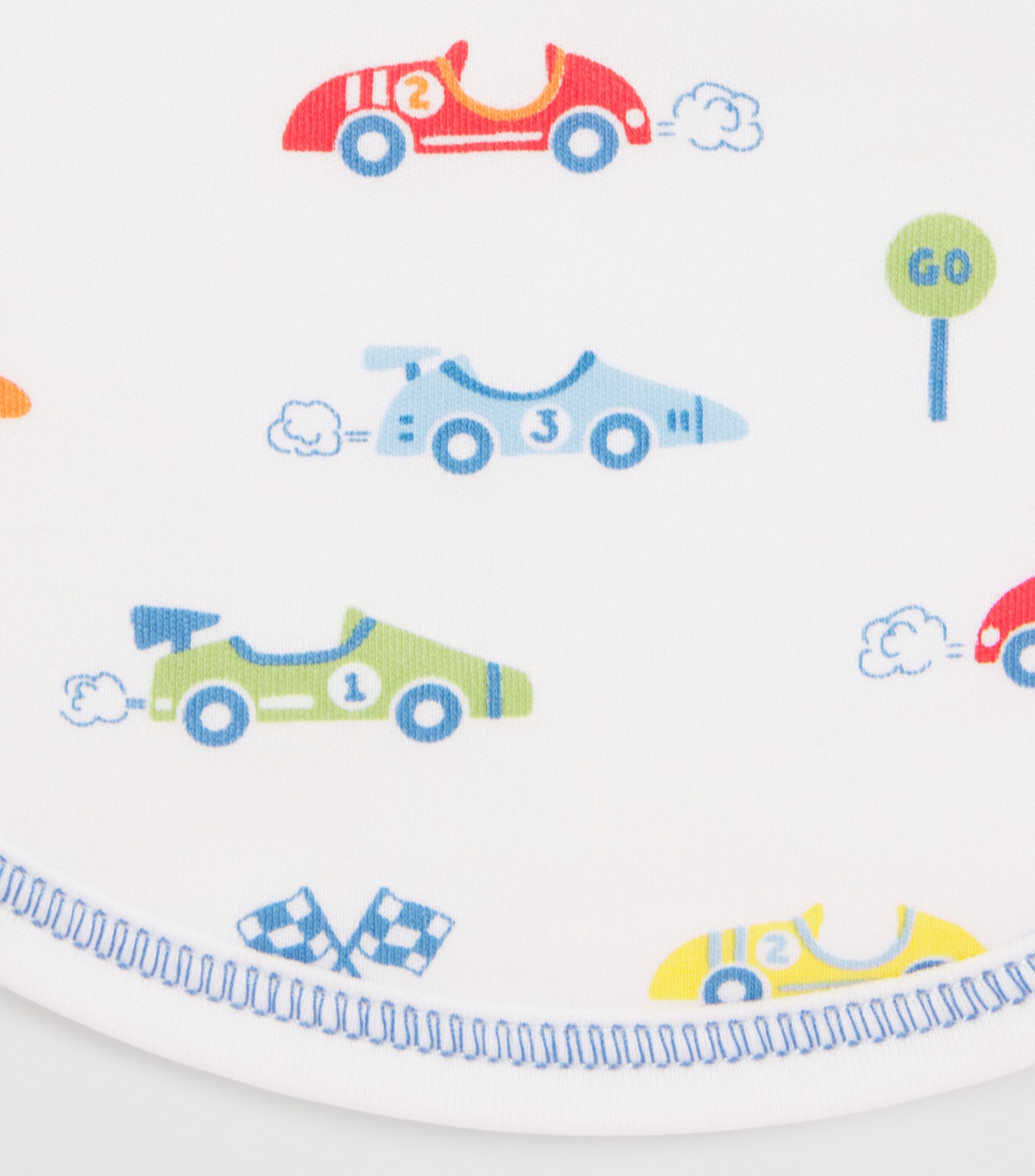 Kissy Kissy Multi Pima Cotton Sizzling Speedway Bib | Harrods AU