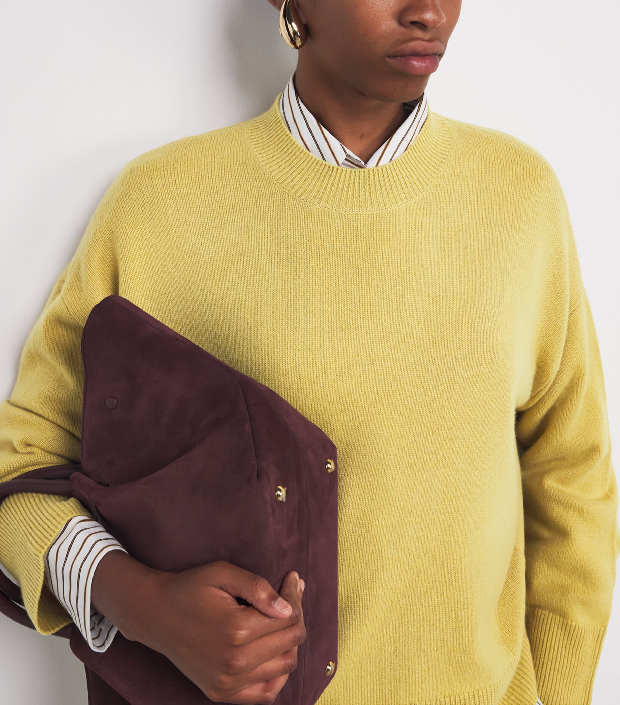 Le Kasha Yellow Organic Cashmere Norway Sweater | Harrods CA