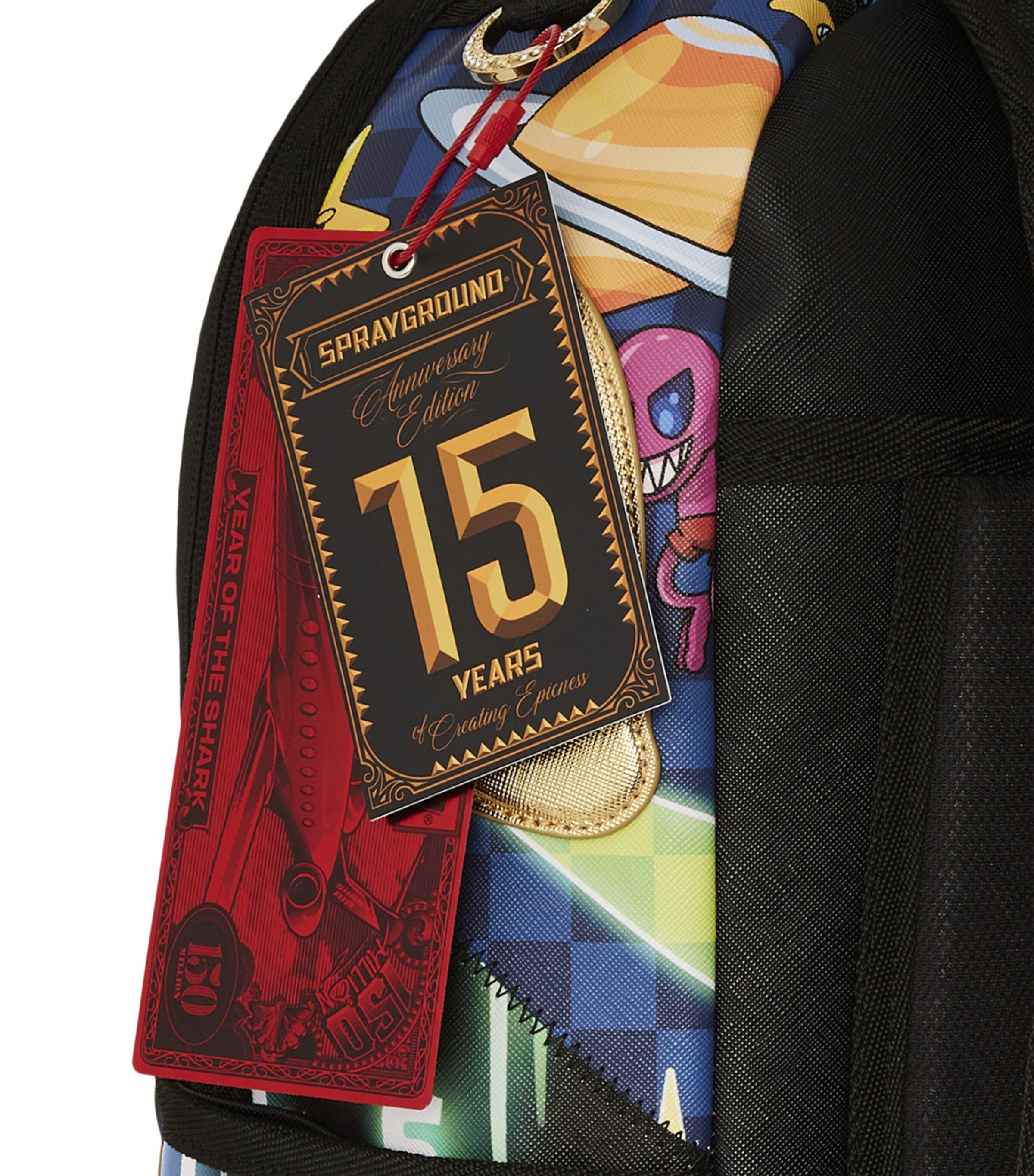 Sprayground Gold 15-Year Anniversary Golden Backpack | Harrods CA