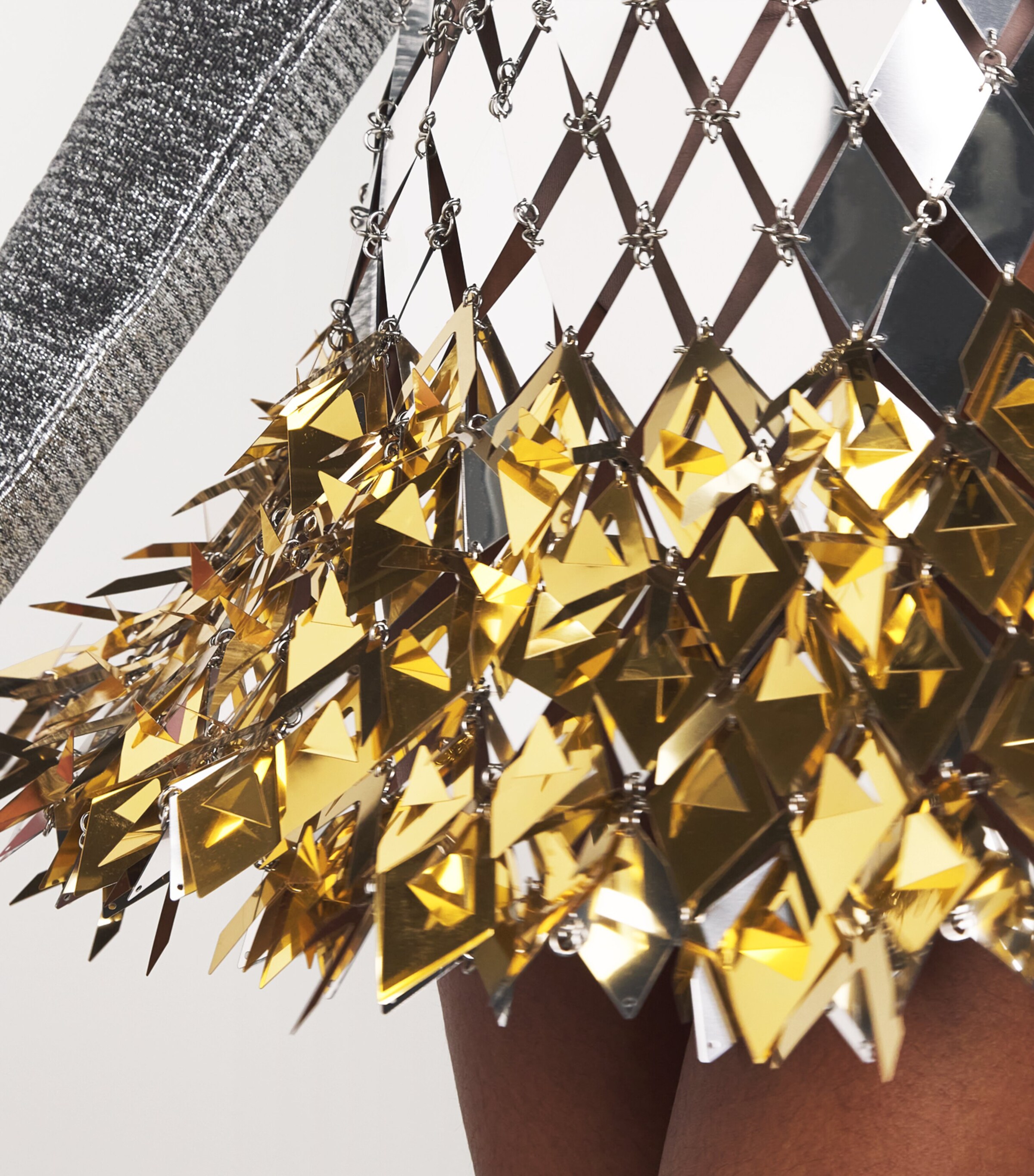 Paco Rabanne Diamond-Chain Mini Skirt | Harrods US