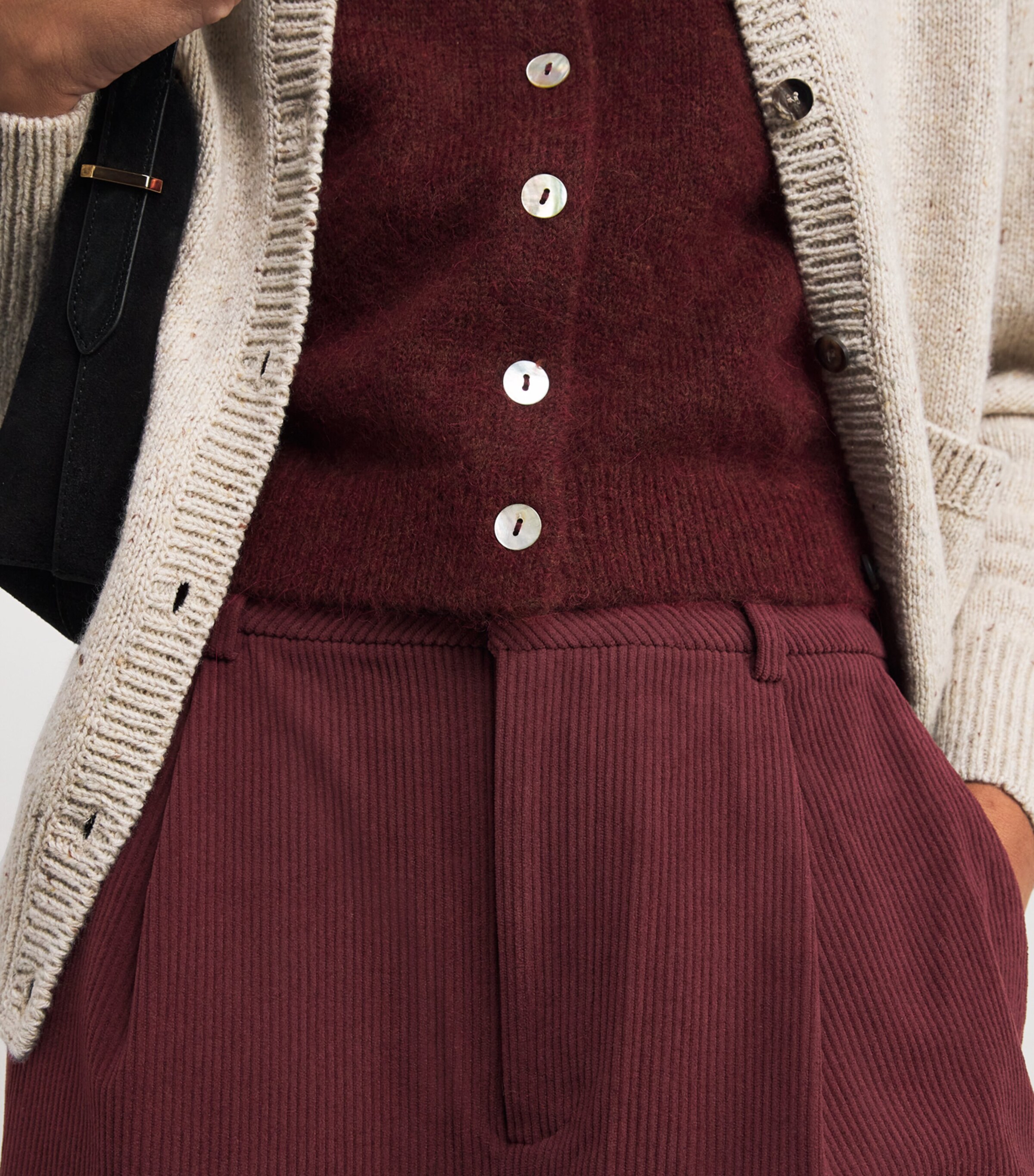 Varley Brown Wide-Leg Floris Trousers | Harrods CA