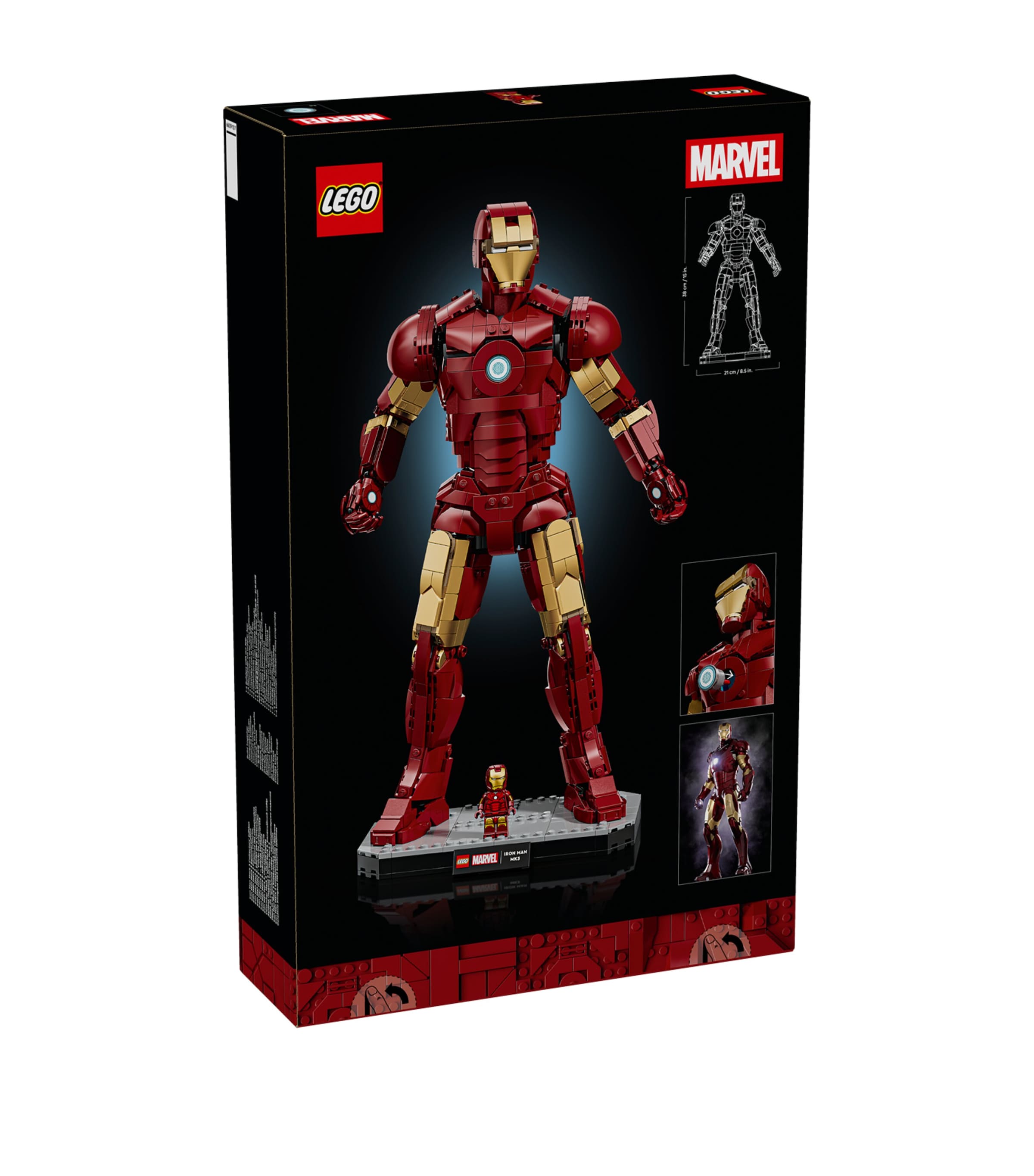 Lego LEGO Marvel Iron Man Mark 3 Collectors’ Edition 76344 | Harrods DE