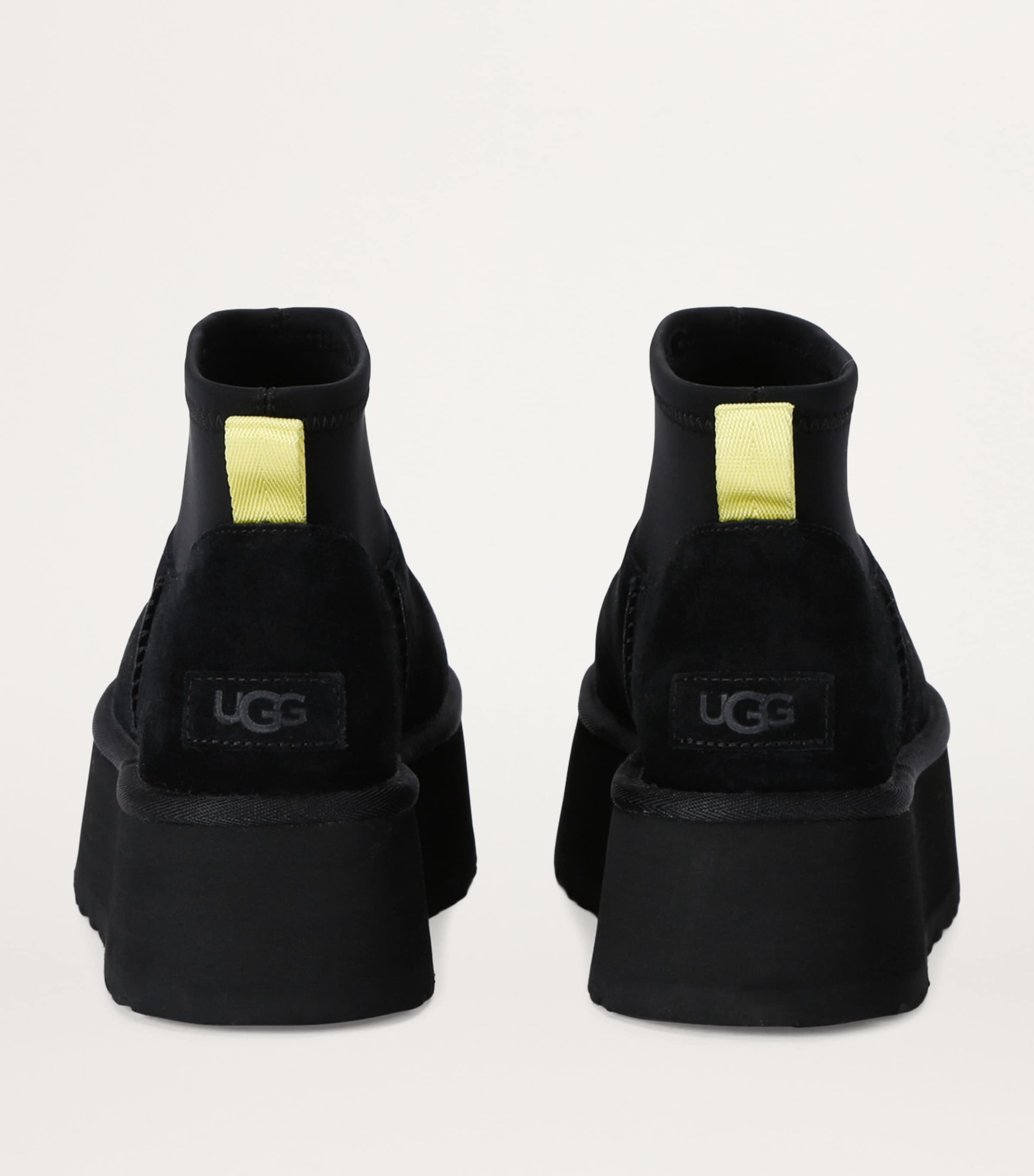 UGG Black Classic Mini Dipper Platform Boots 50 | Harrods MR