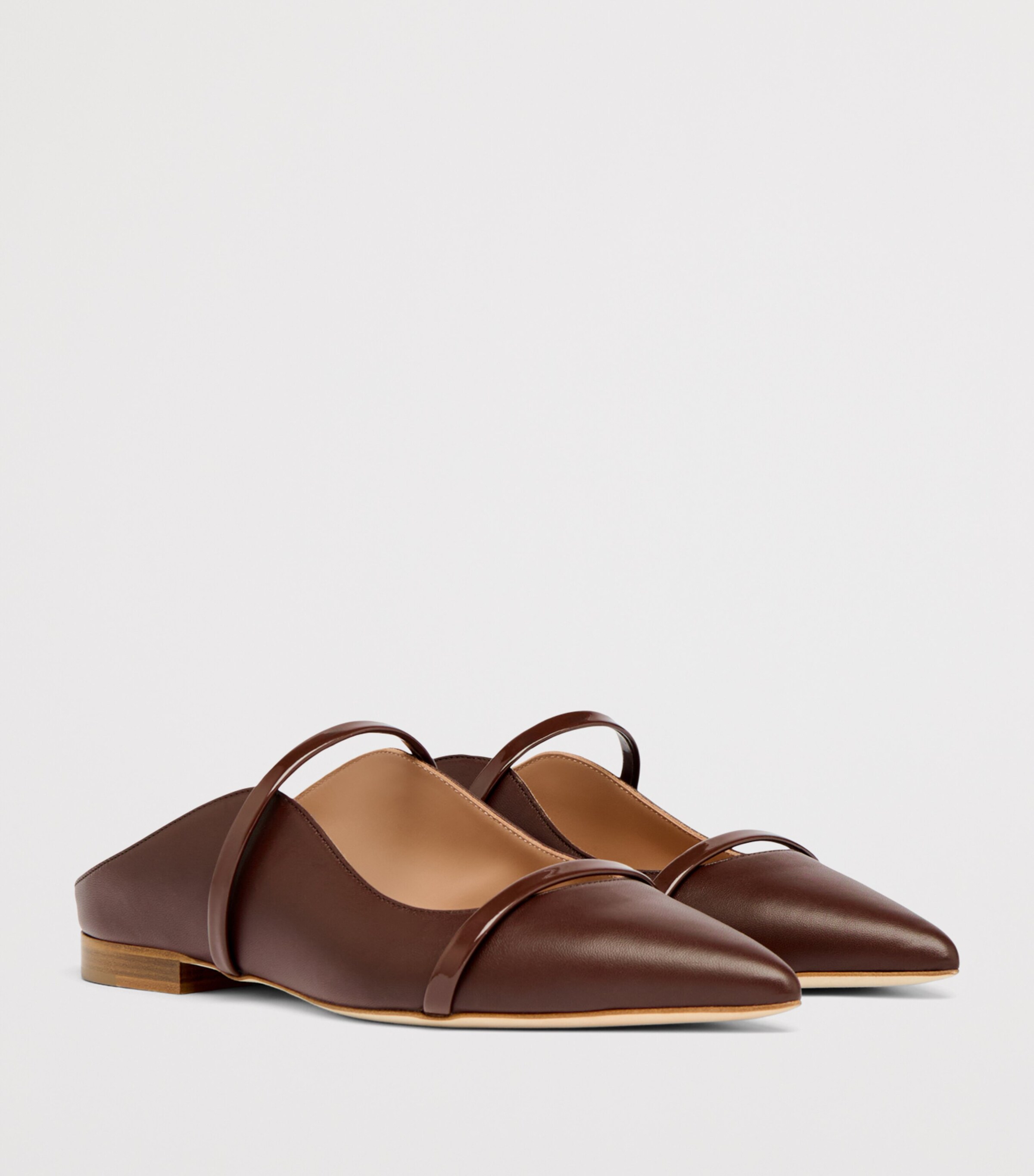 Malone Souliers Brown Leather Maureen Mules | Harrods UK