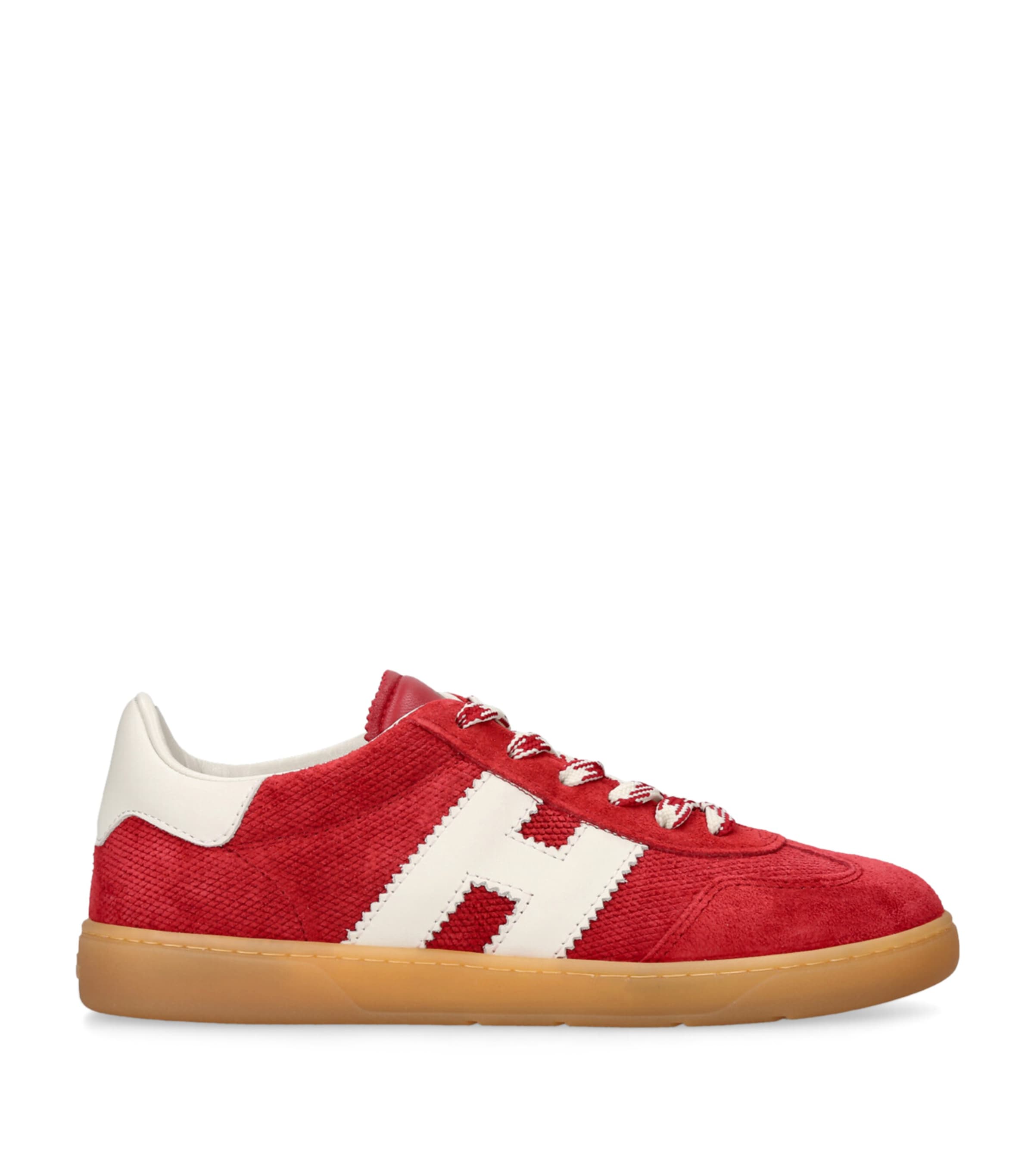 Hogan Red Suede Cool Sneakers | Harrods AU