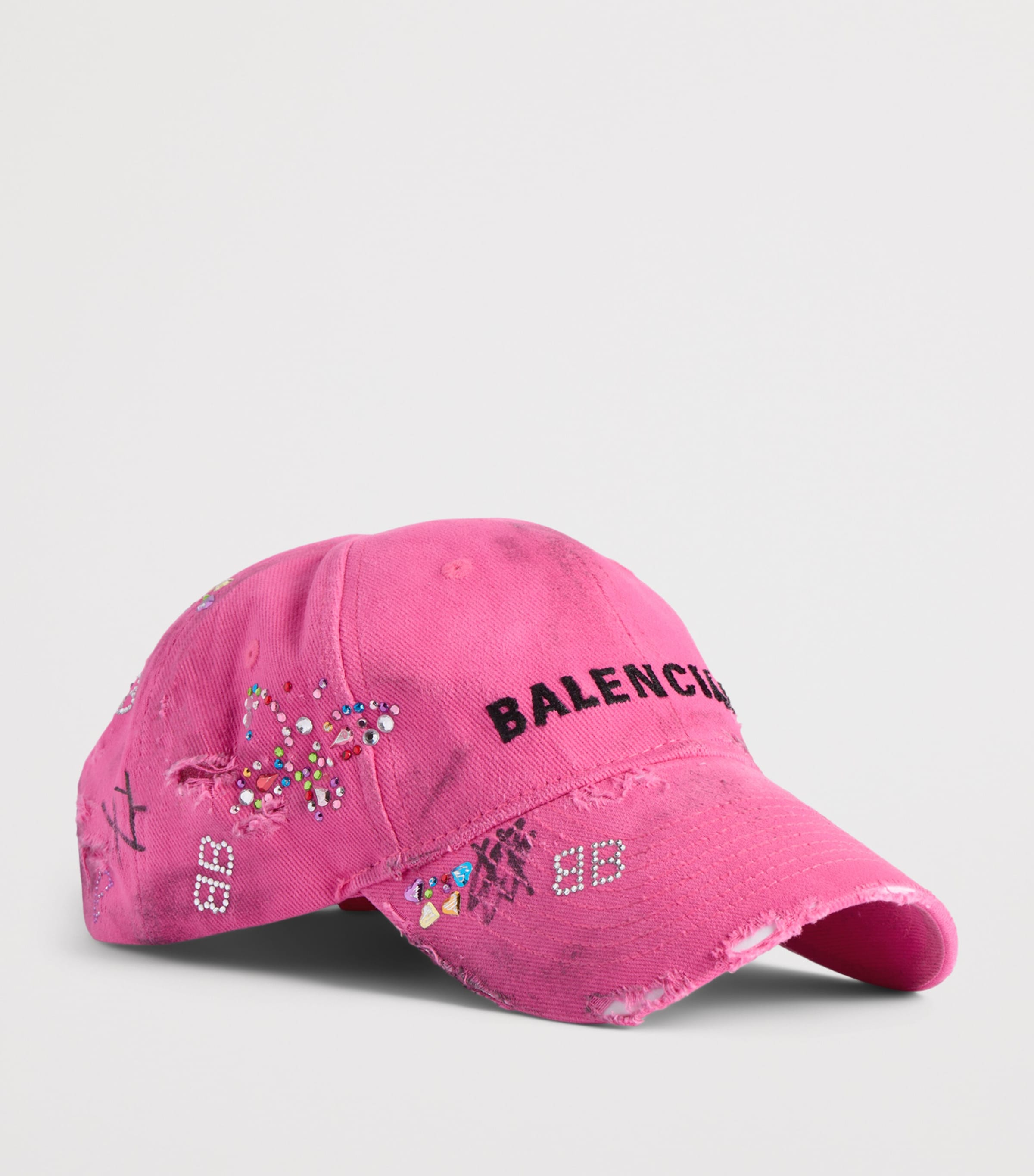 Balenciaga Purple Cotton Upcycled Cap | Harrods CA
