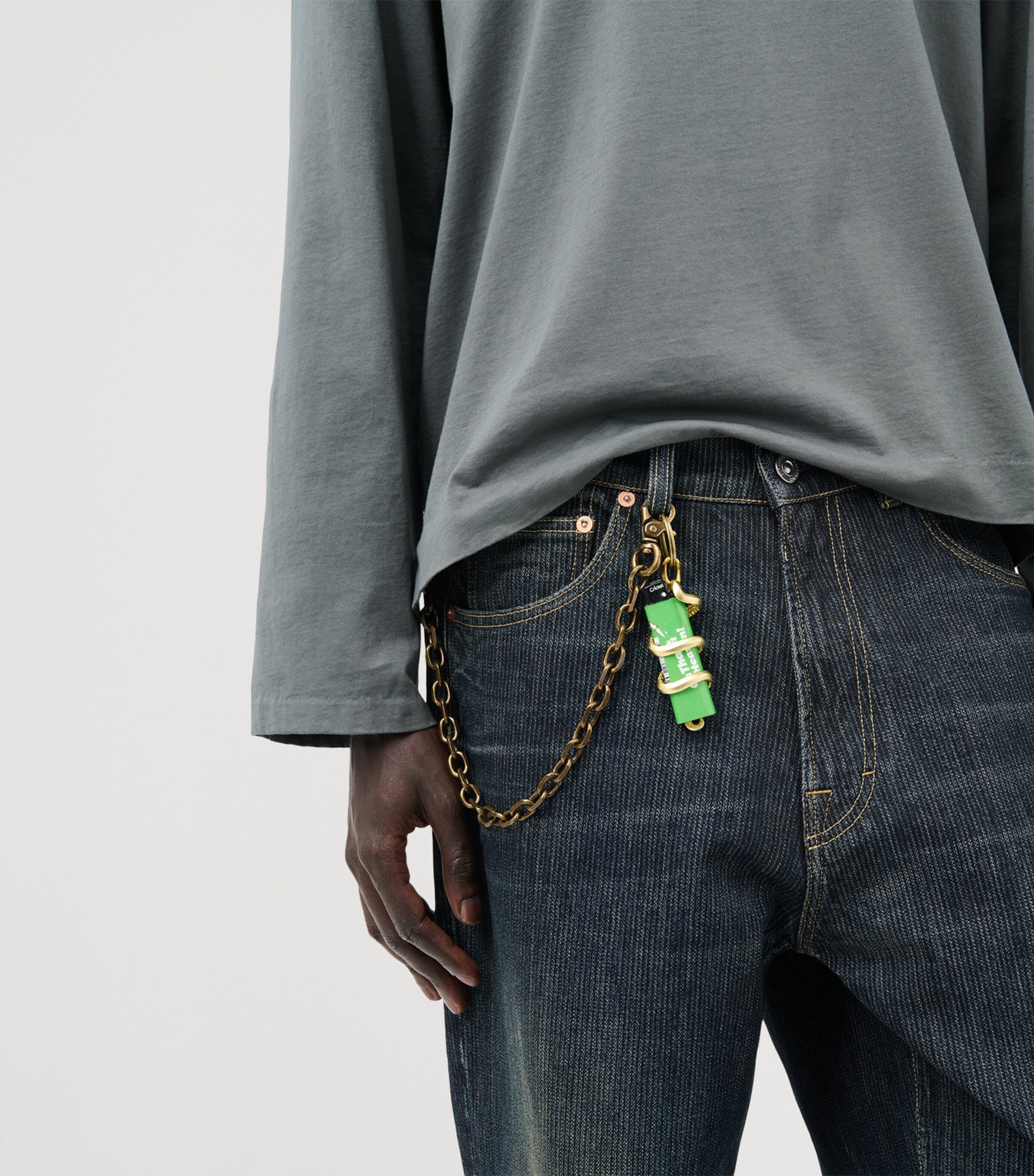 Our Legacy Gold Brass Lighter Holder | Harrods SG