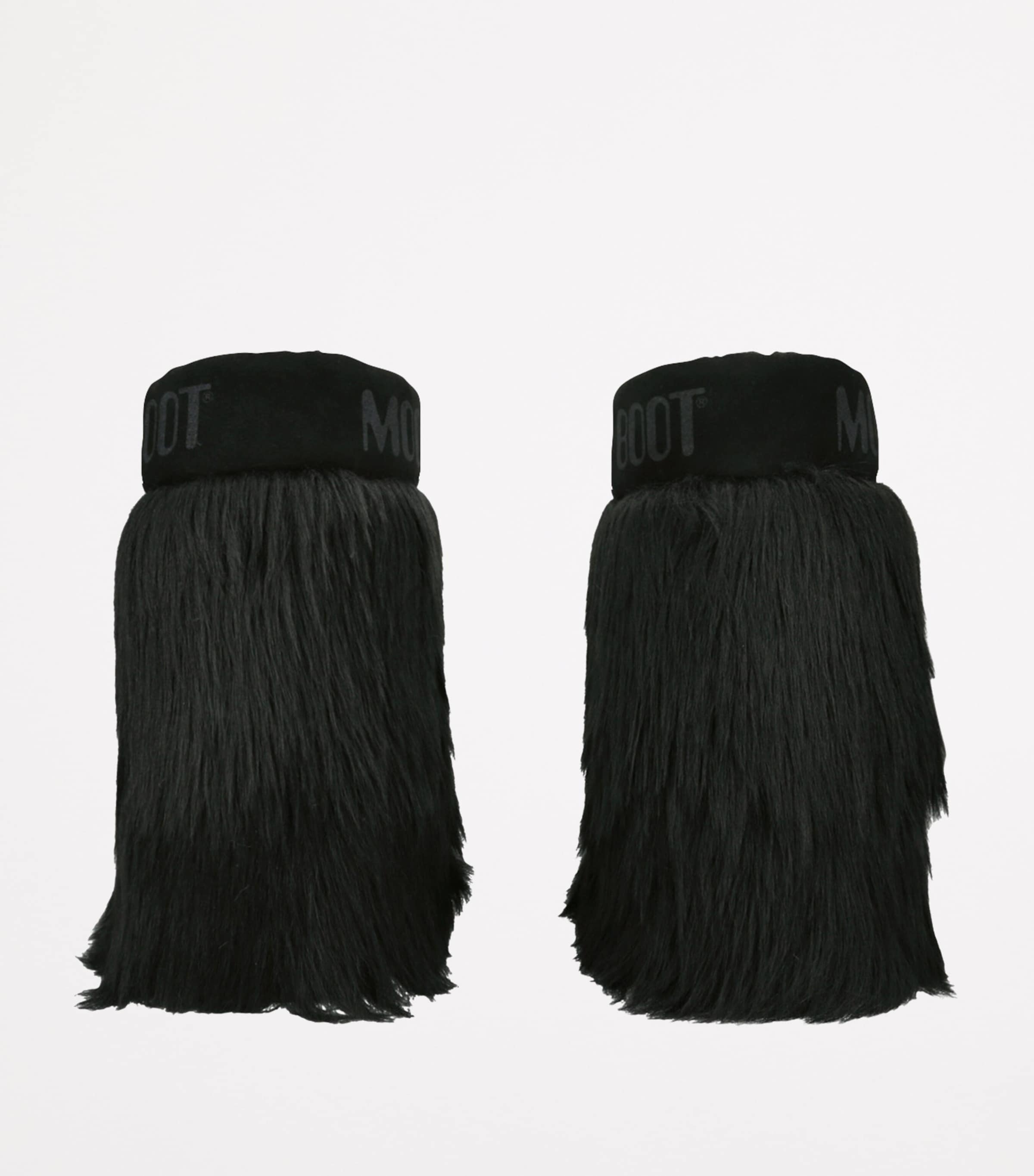 Moon Boot Black Faux Fur Icon Yeti Moon Boots | Harrods UK