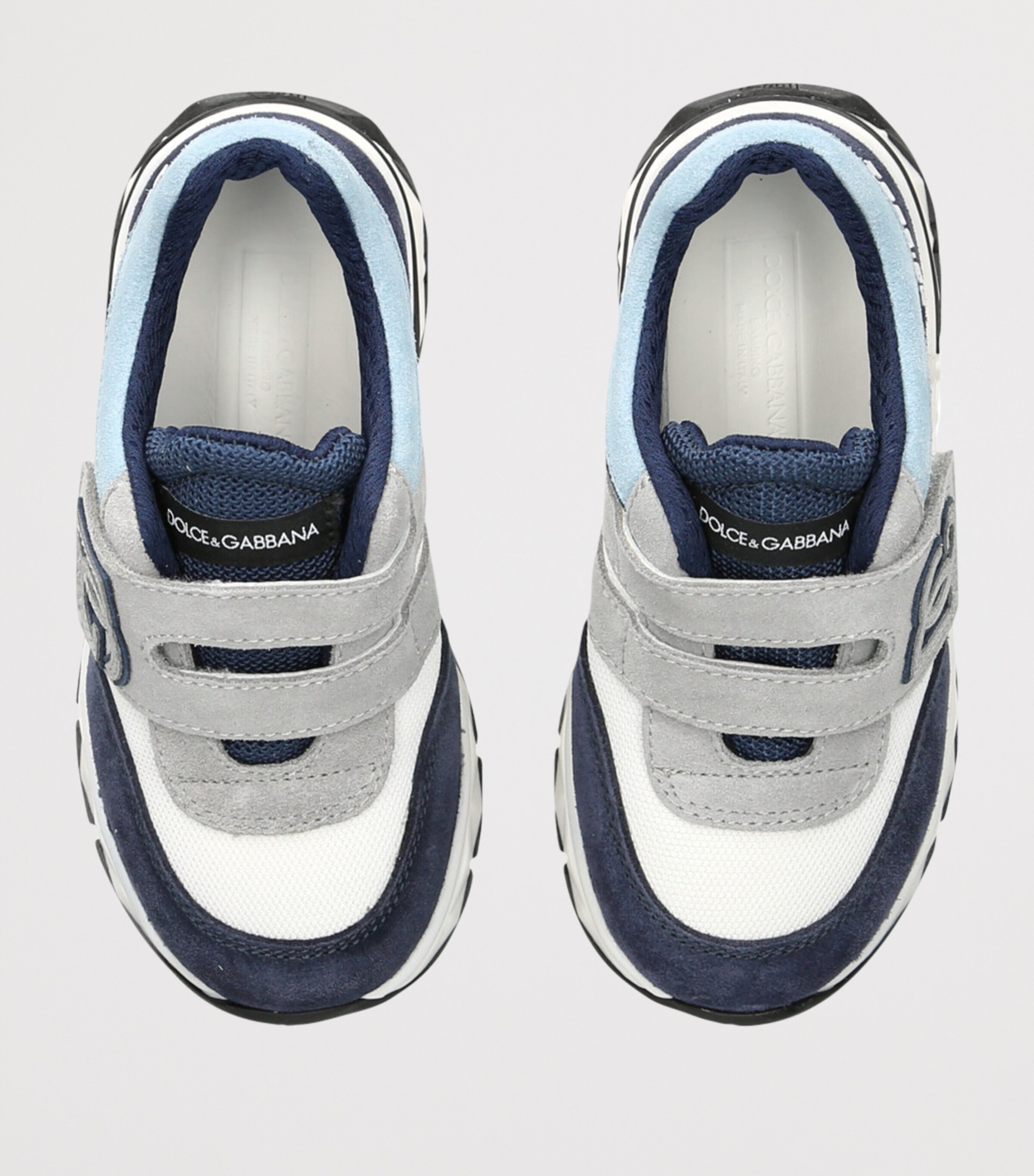 Dolce & Gabbana Kids White Suede-Trim Running Trainers | Harrods US