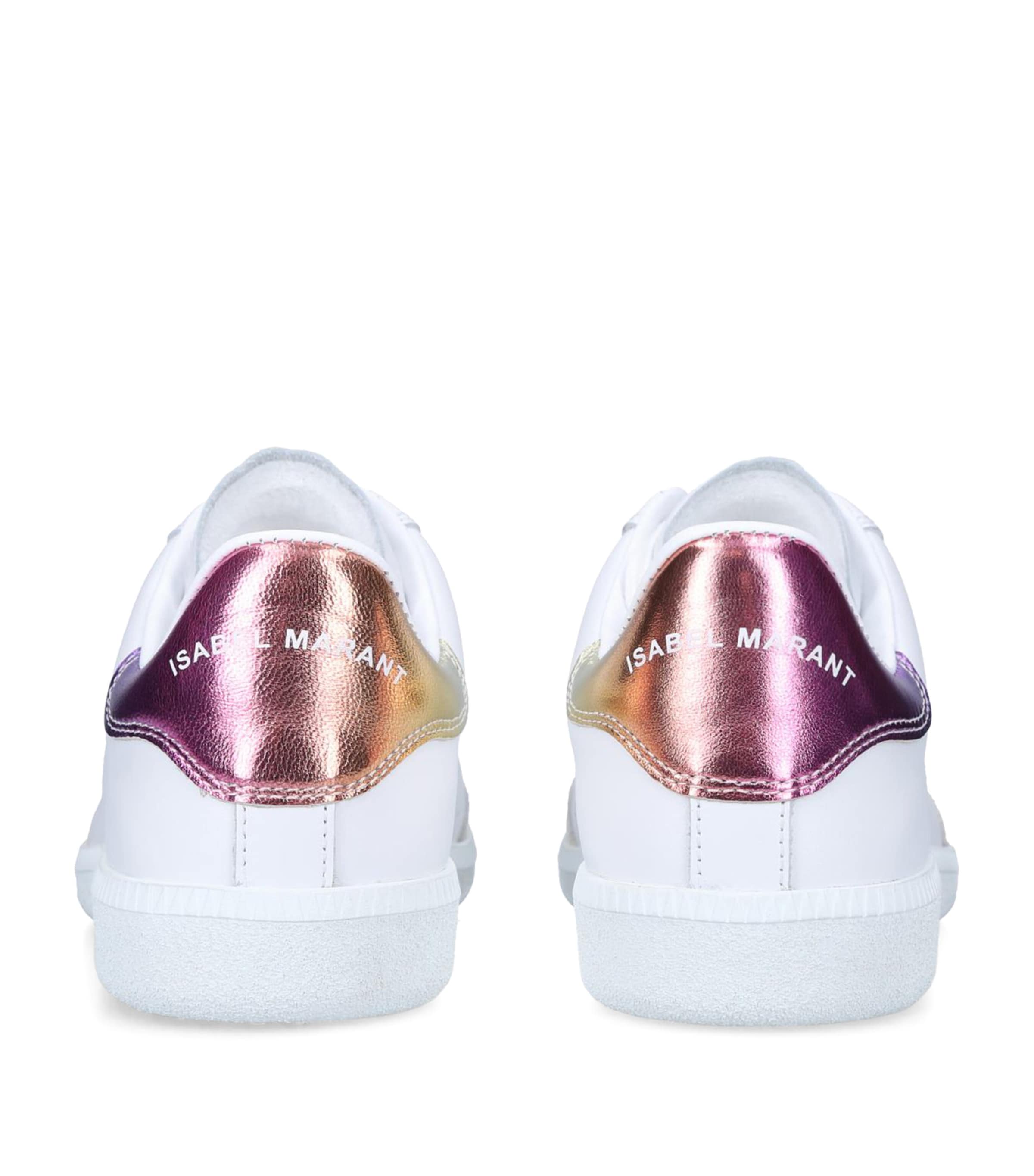 Isabel Marant Leather Bryce Sneakers | Harrods US