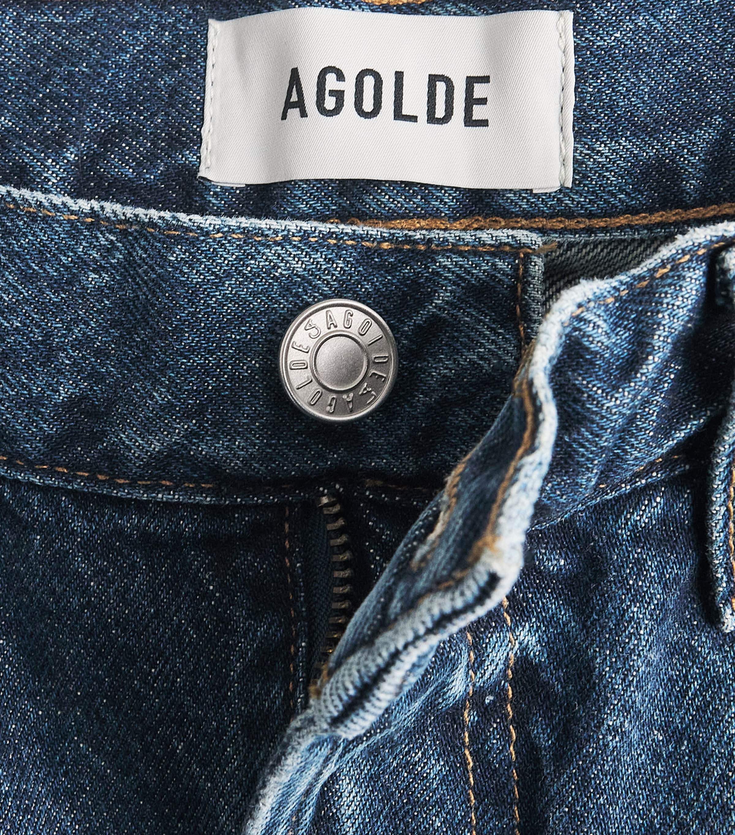 AGOLDE Blue Twist Wide-Leg Jeans | Harrods NL