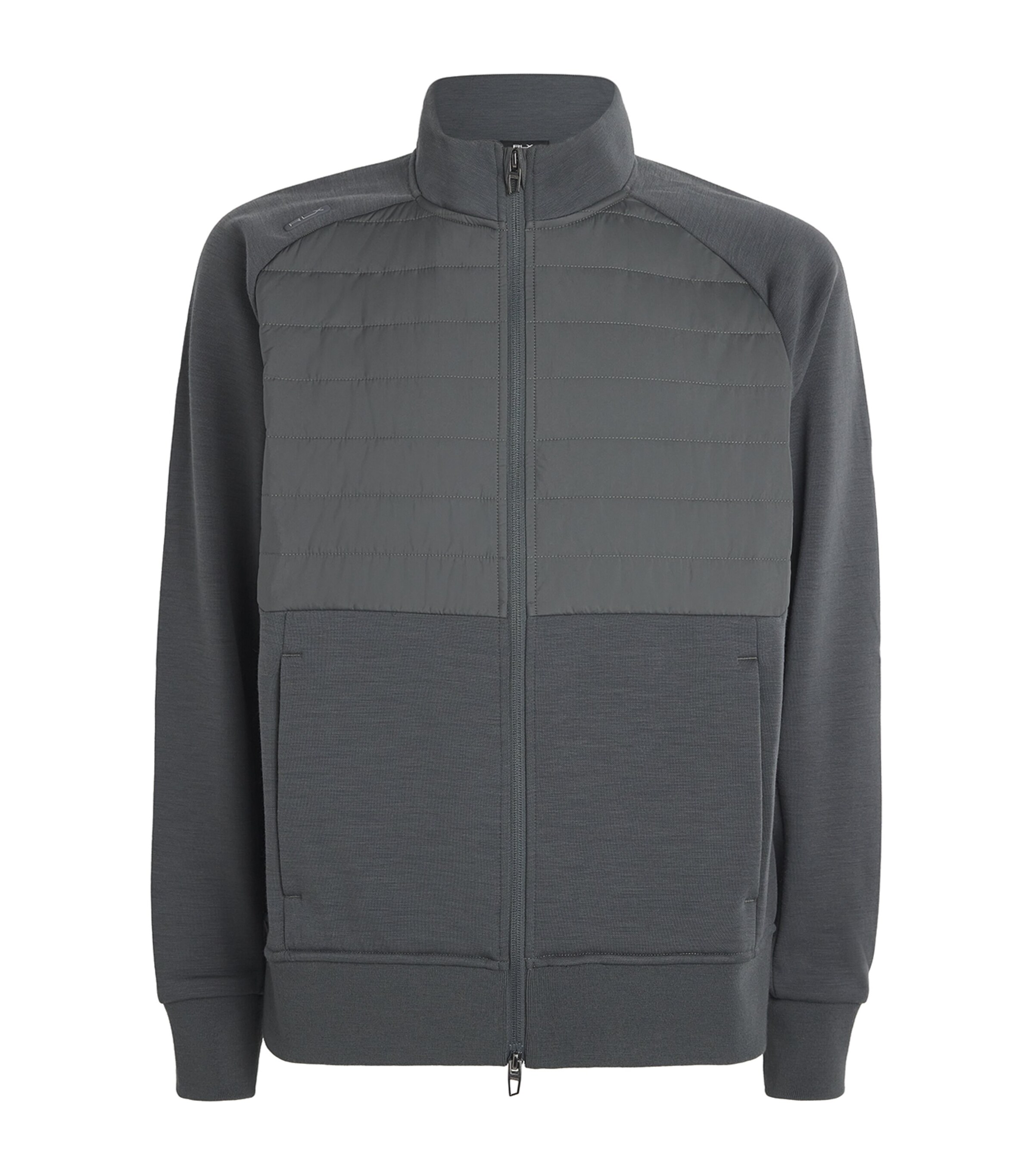 RLX Ralph Lauren Grey Hybrid High-Neck Jacket | Harrods AU