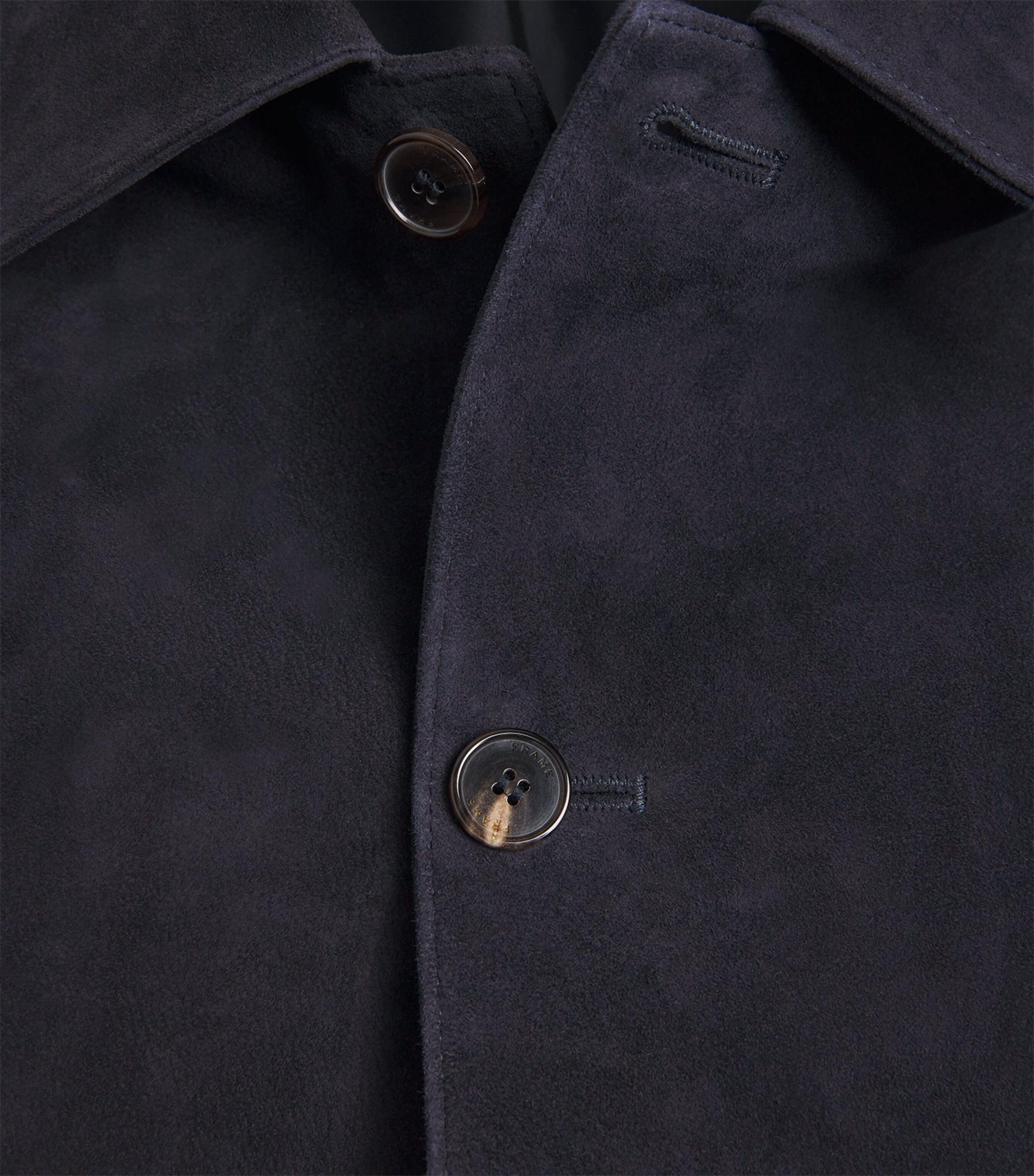 FRAME Navy Suede Bomber Jacket | Harrods IN