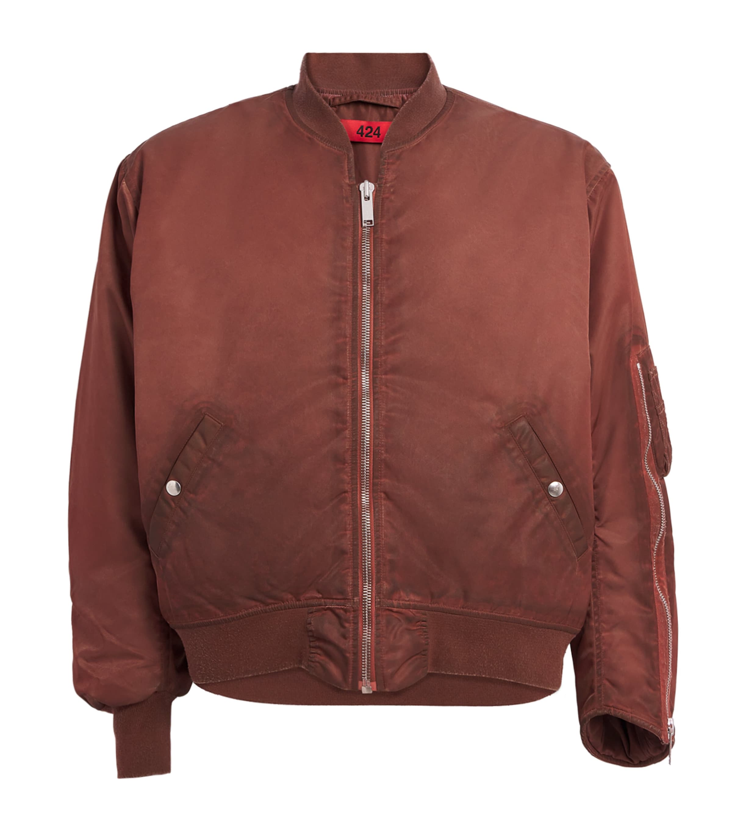 424 Red Military Bomber Jacket | Harrods UK