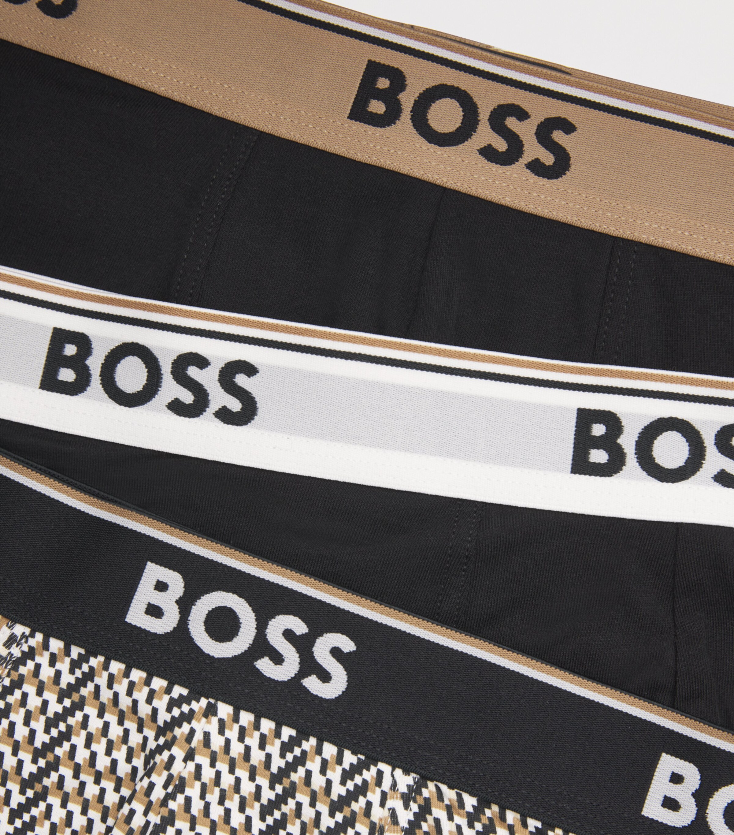 BOSS Stretch-Cotton Power Boxer Briefs (Pack of 3) | Harrods US