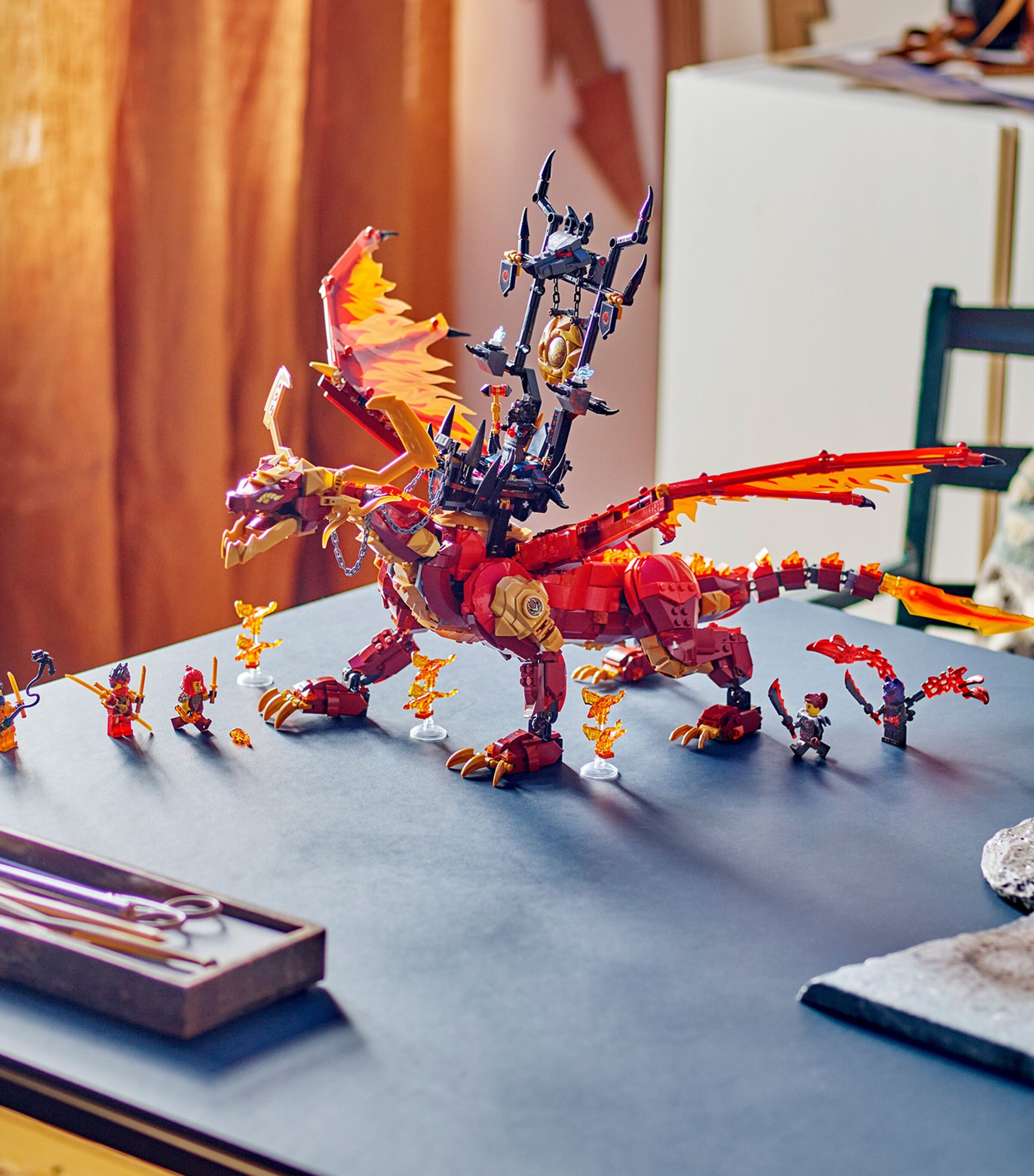 Lego Multi Ninjago Source Dragon of Motion Figure 71822 | Harrods UK