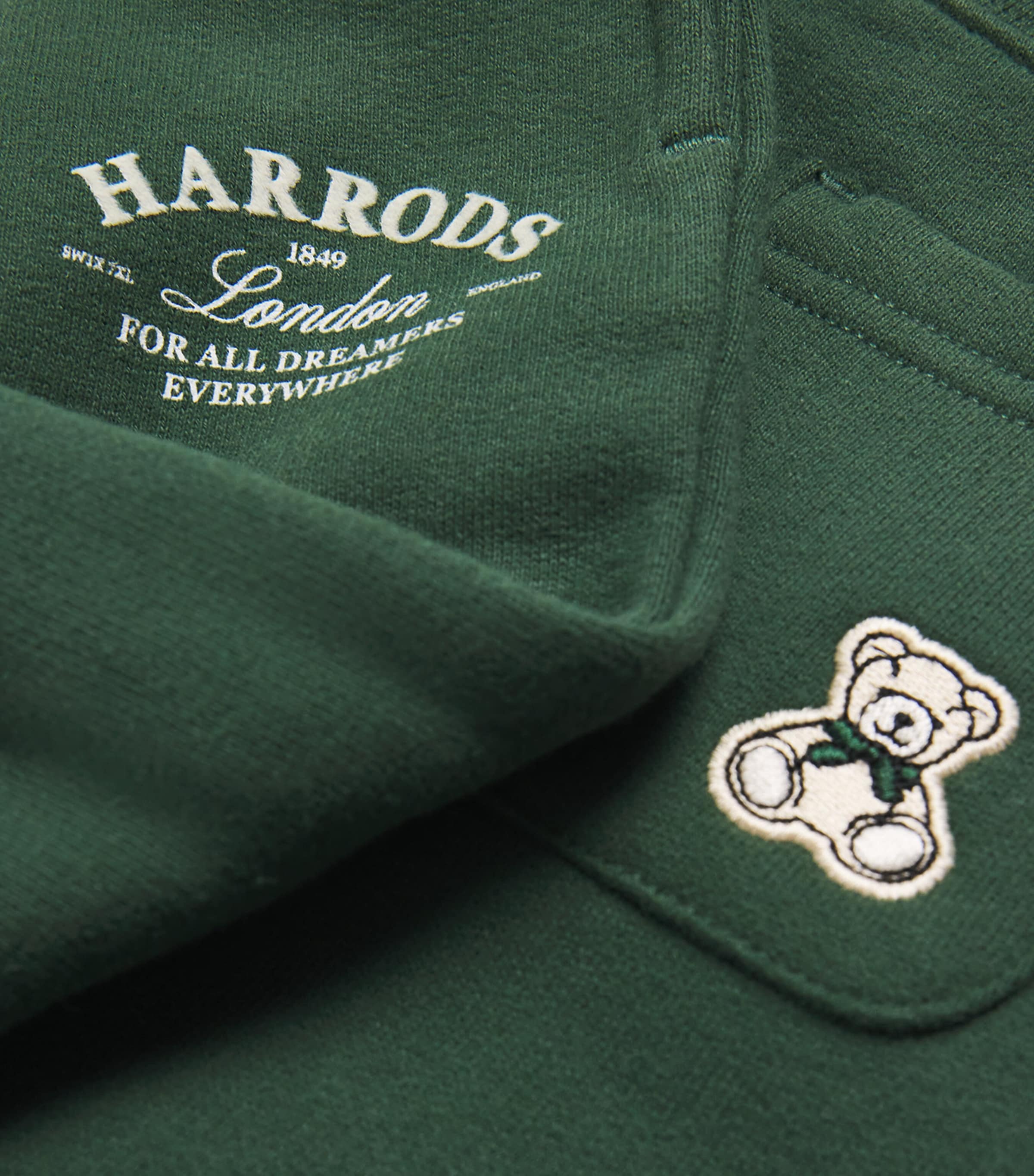 Harrods Green Fleece-Lined Logo Sweatpants (2-8 years) | Harrods IN