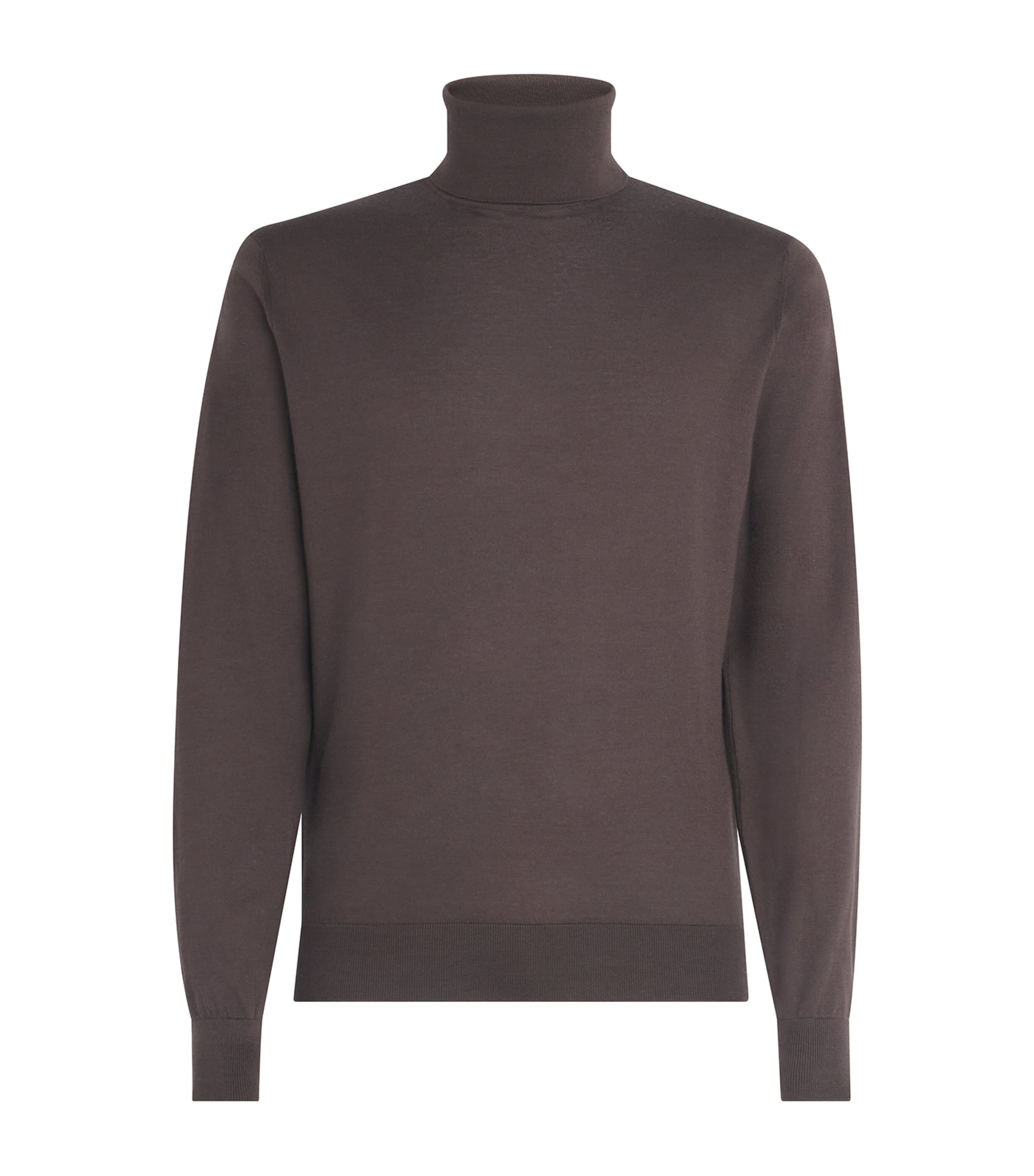 Fioroni Cashmere Brown Cashmere Roll-Neck Sweater | Harrods UK