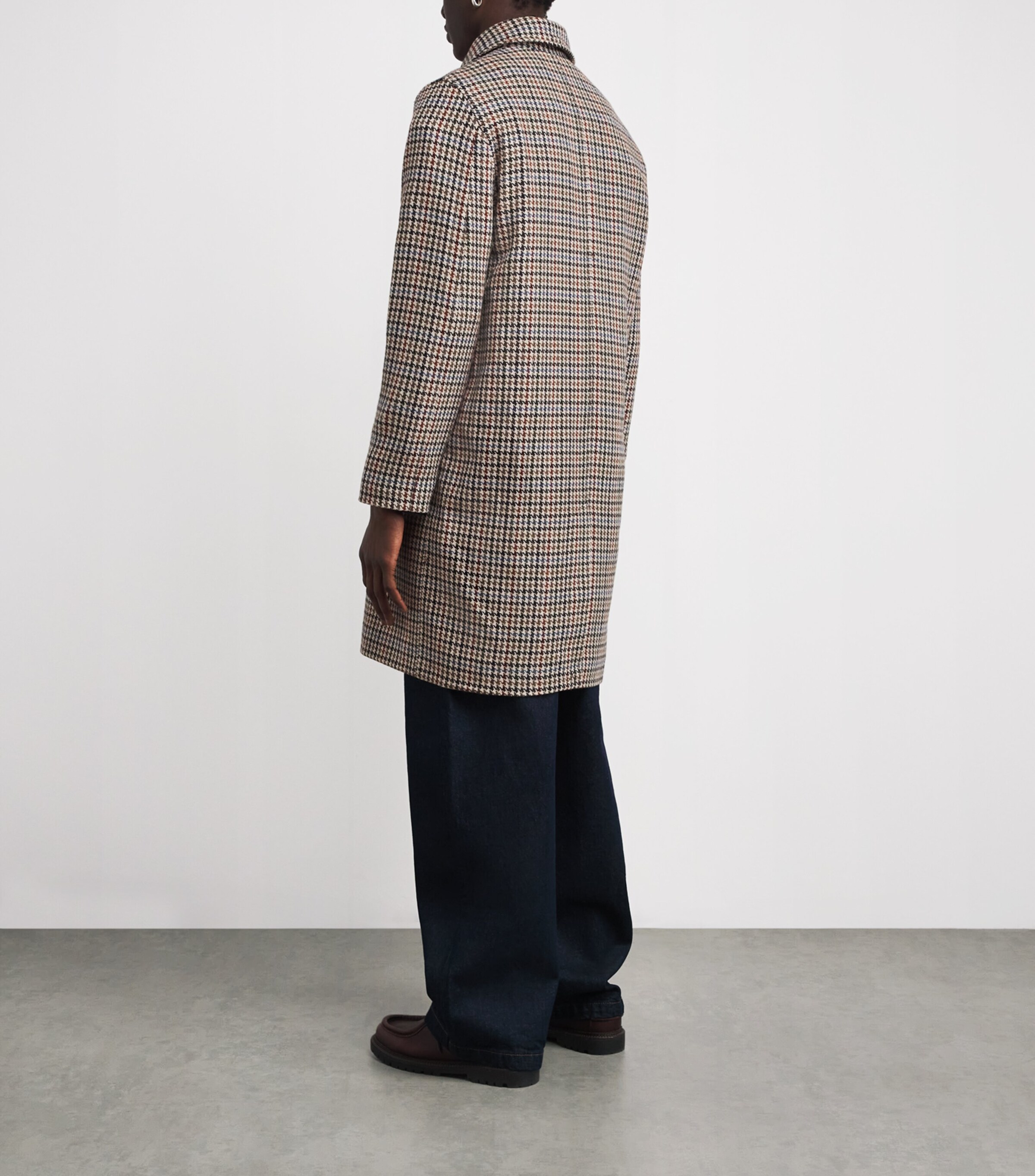 Wax London Multi Houndstooth Overcoat | Harrods HK
