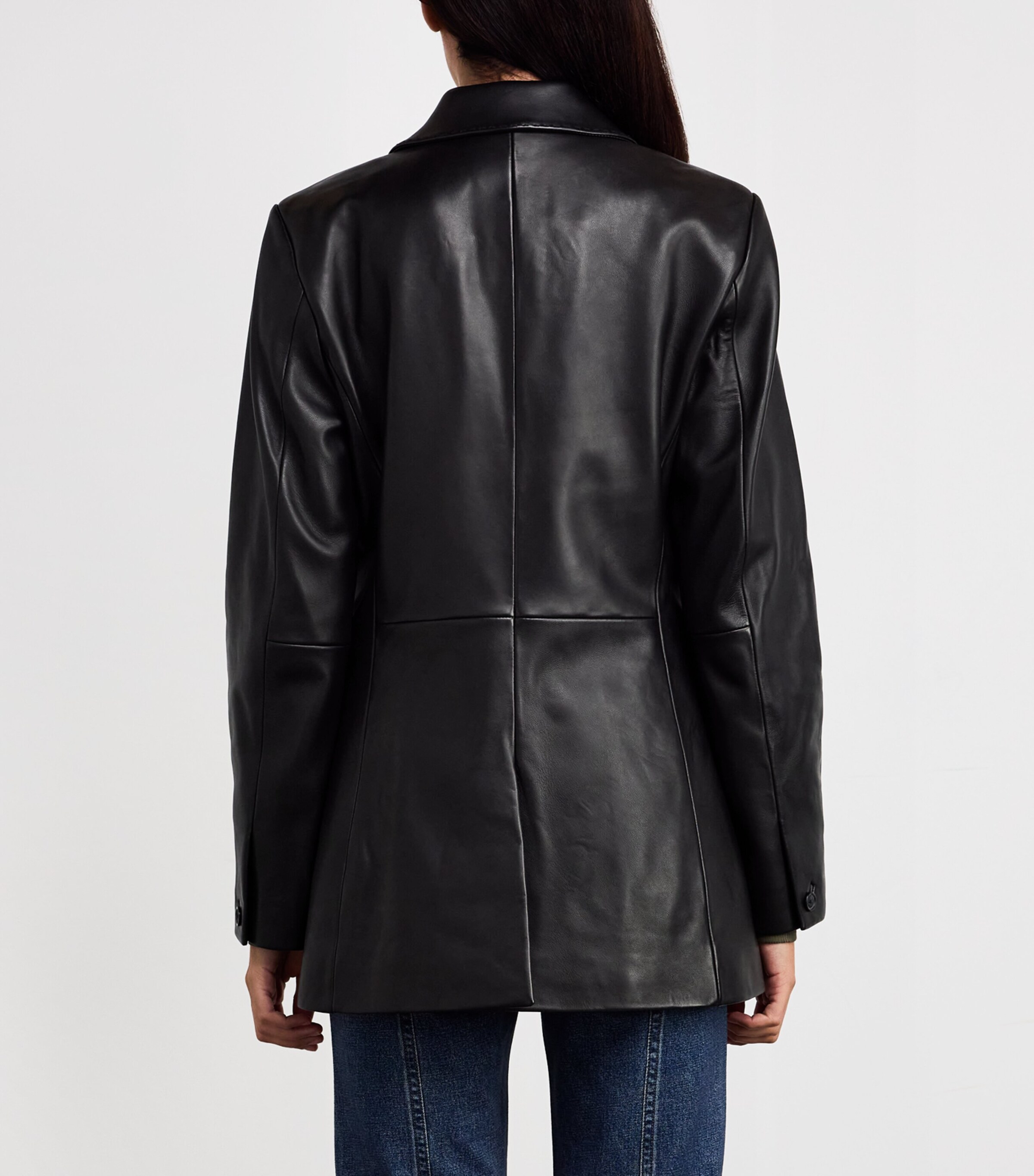 Rag & Bone Black Ash Leather Jacket | Harrods HK
