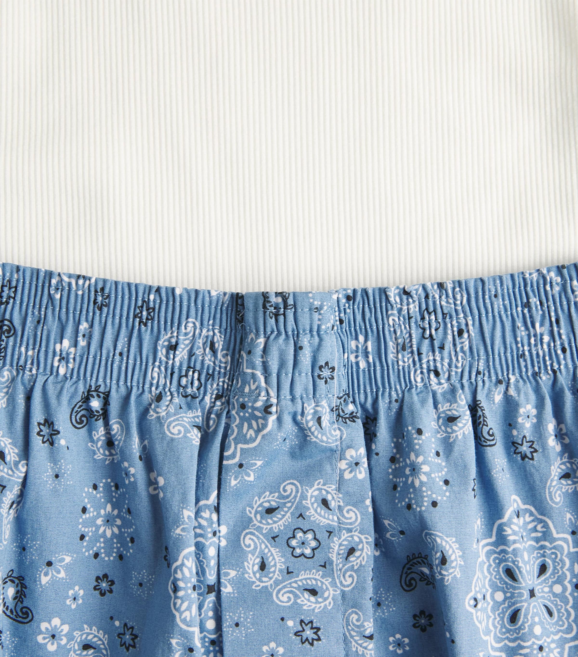 Skims Multi Poplin Boxer Pyjama Set | Harrods UK