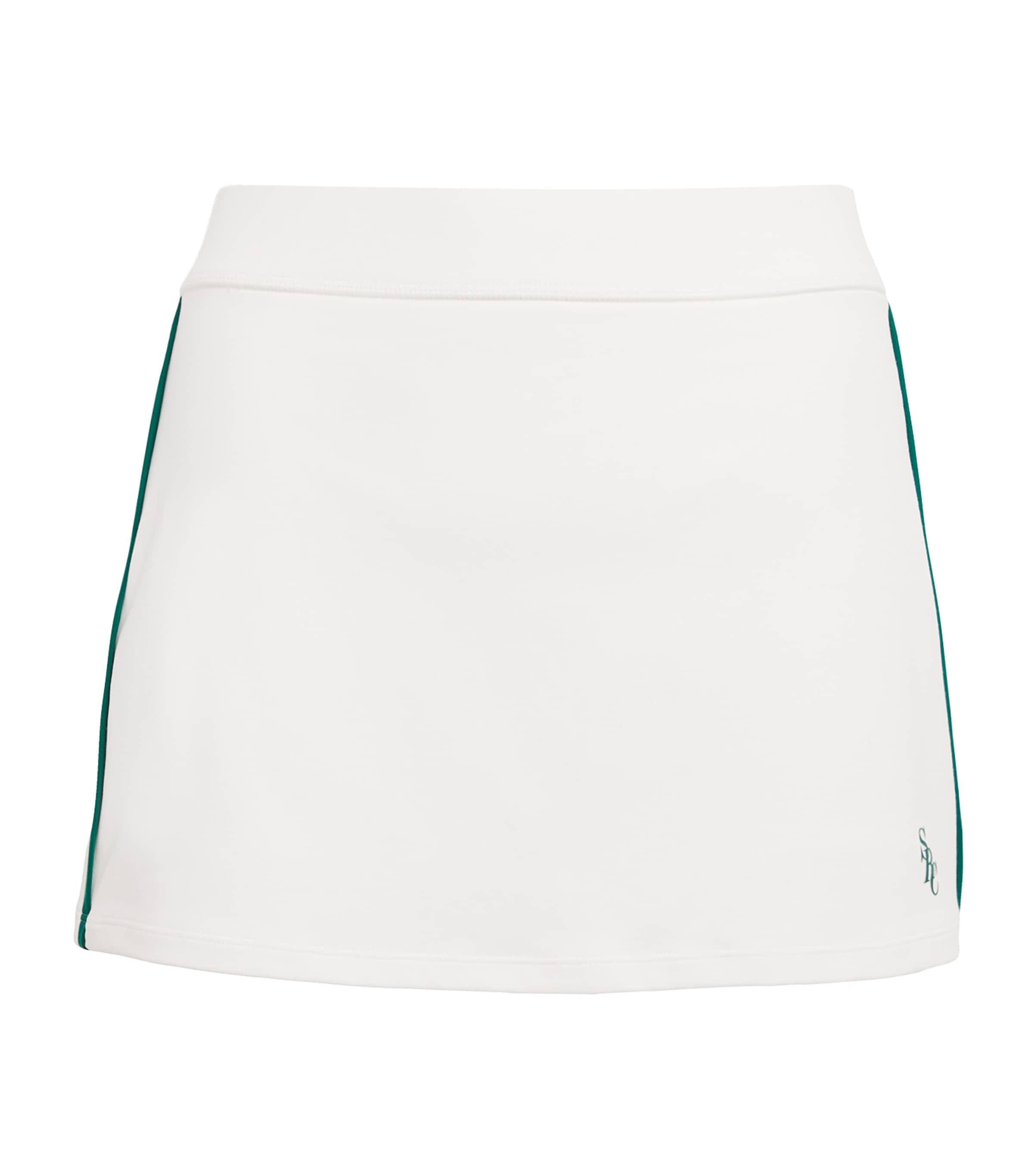 Sporty & Rich White SRC Mini Tennis Skirt | Harrods HK