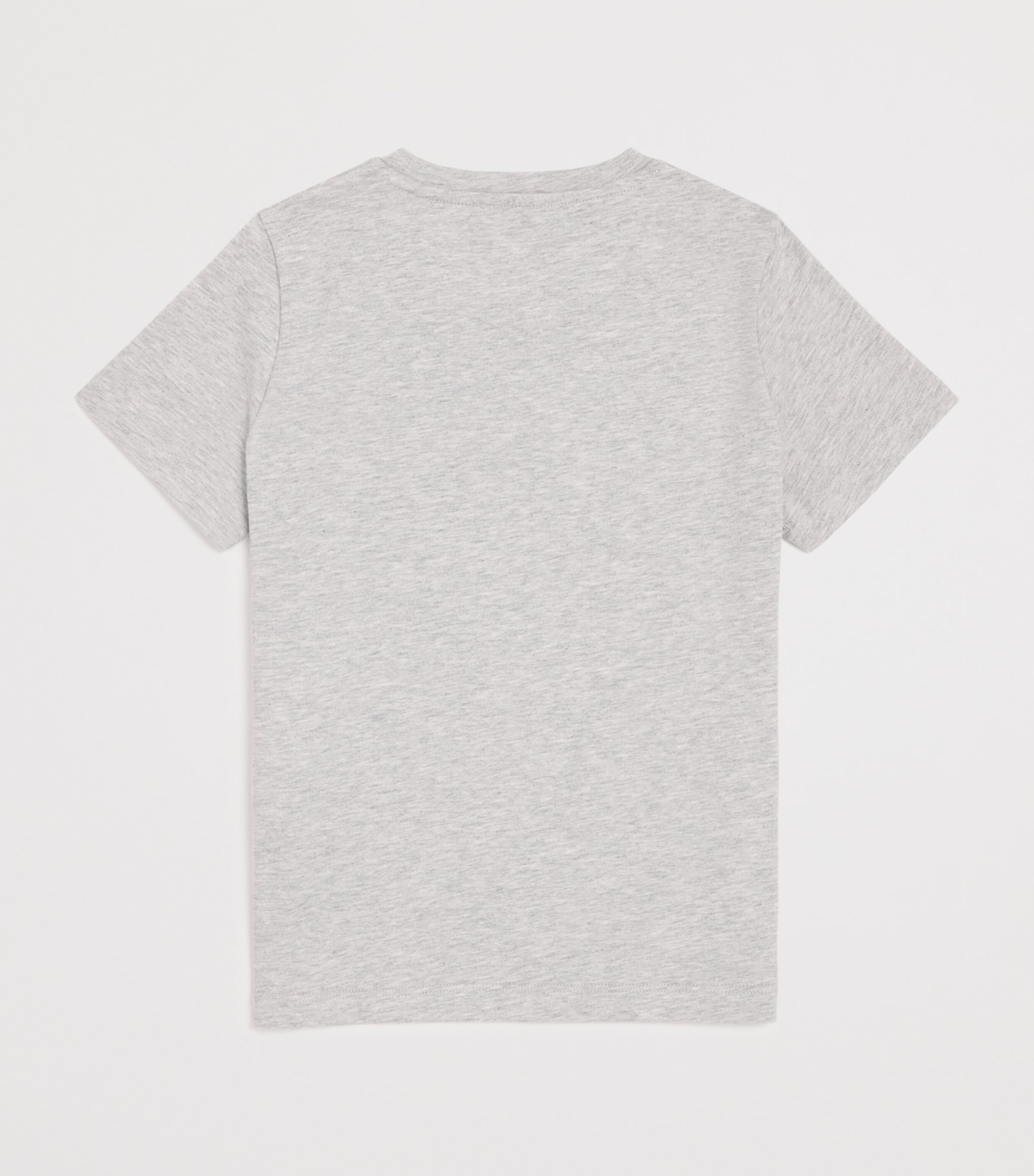 Versace Kids Grey Cotton Jersey Embellished Logo T-Shirt (6-14 Years ...