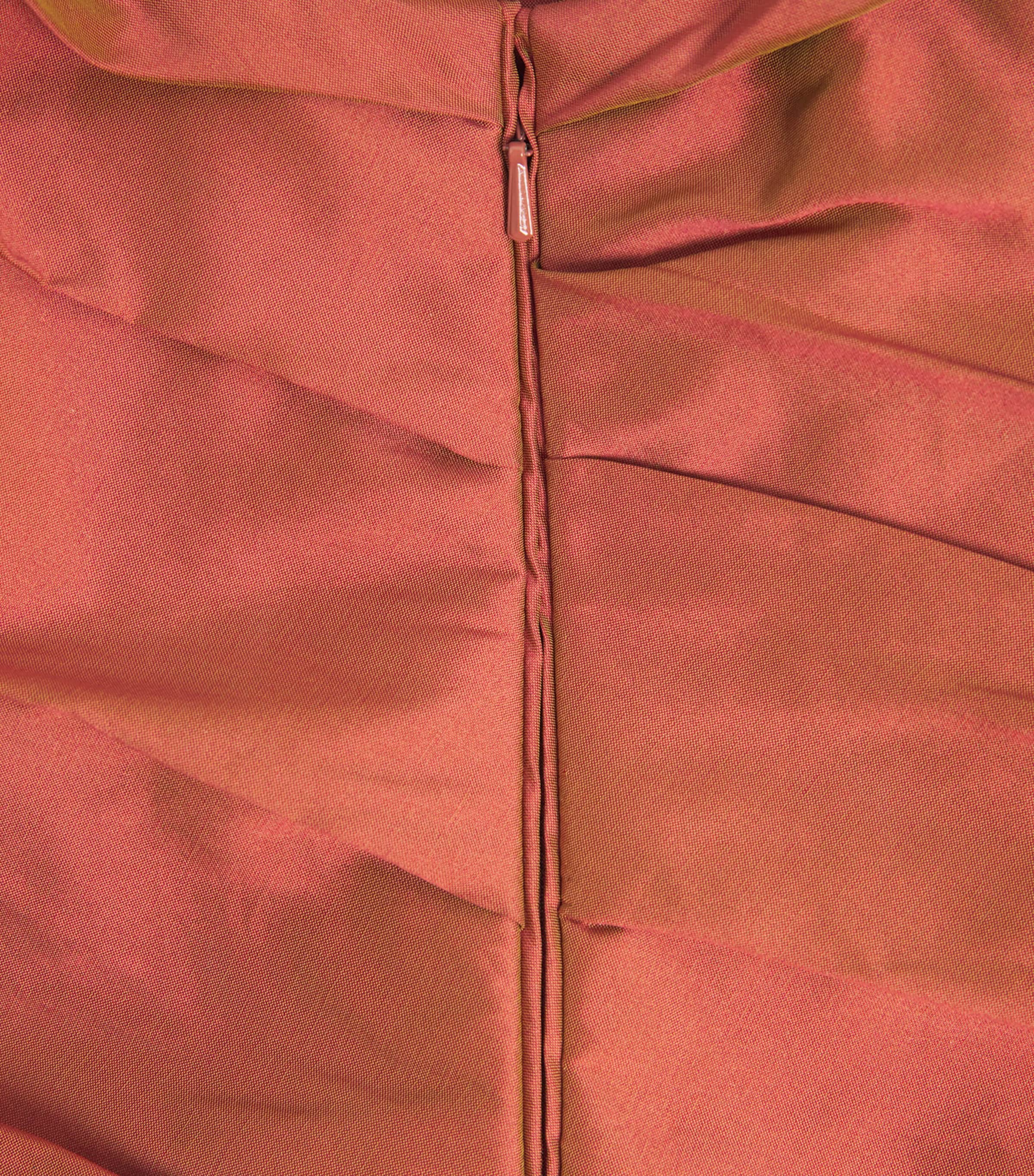 Marmar Halim Orange Taffeta Asymmetric Rasia Gown | Harrods ZA