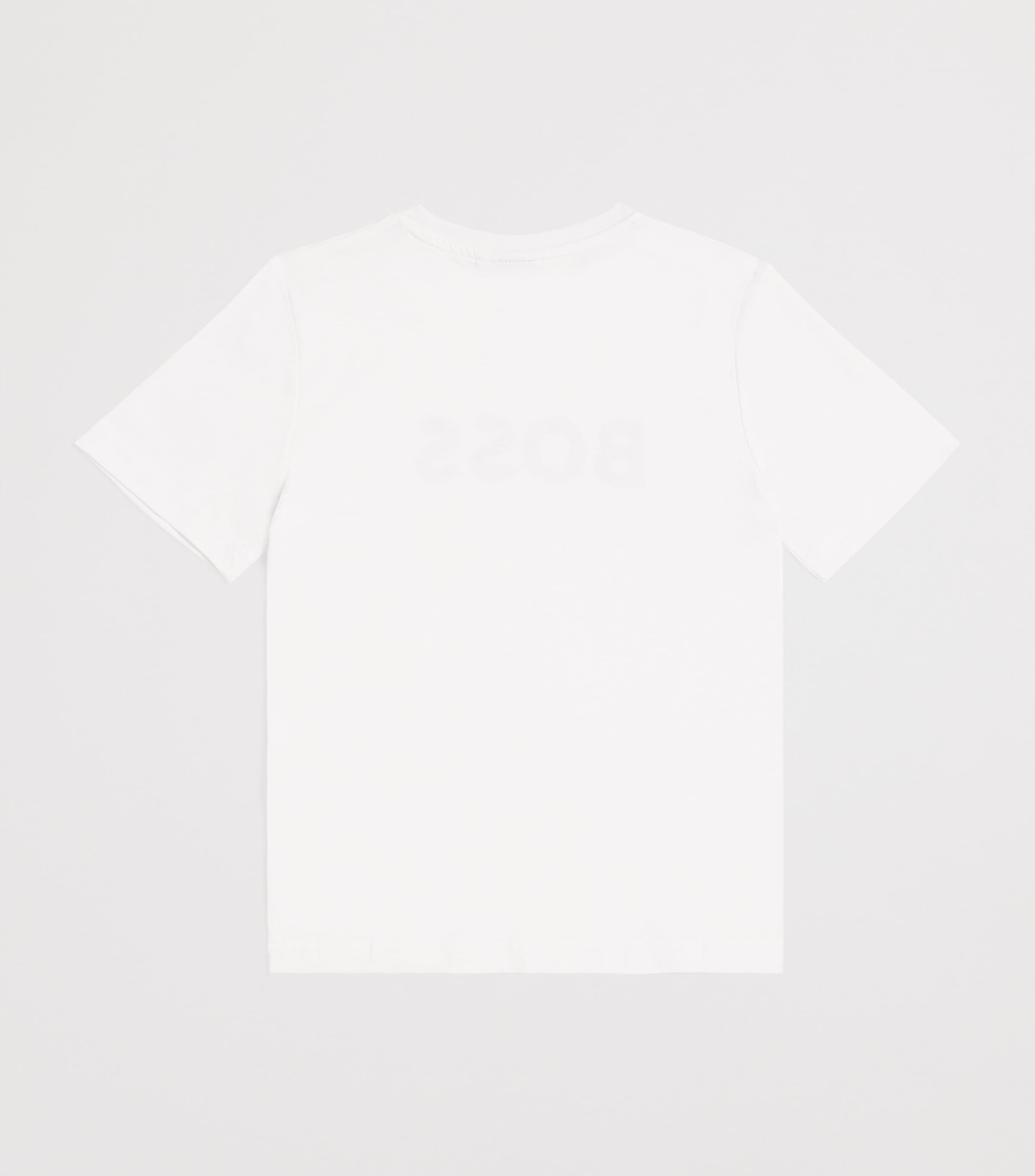 BOSS Kidswear White Cotton Logo T-Shirt (4-16 Years) | Harrods UK