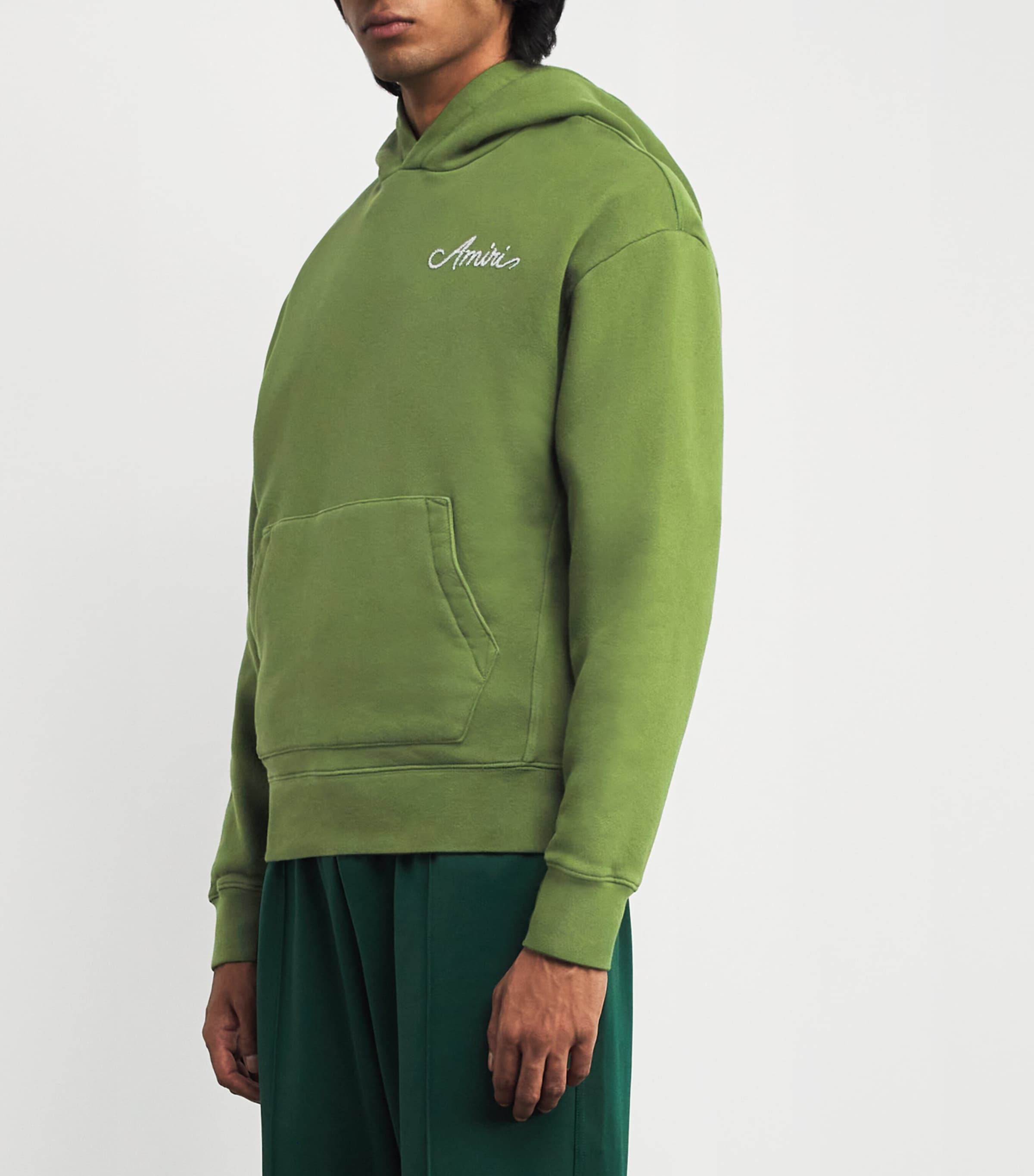AMIRI Green Bandana Logo Hoodie | Harrods SA