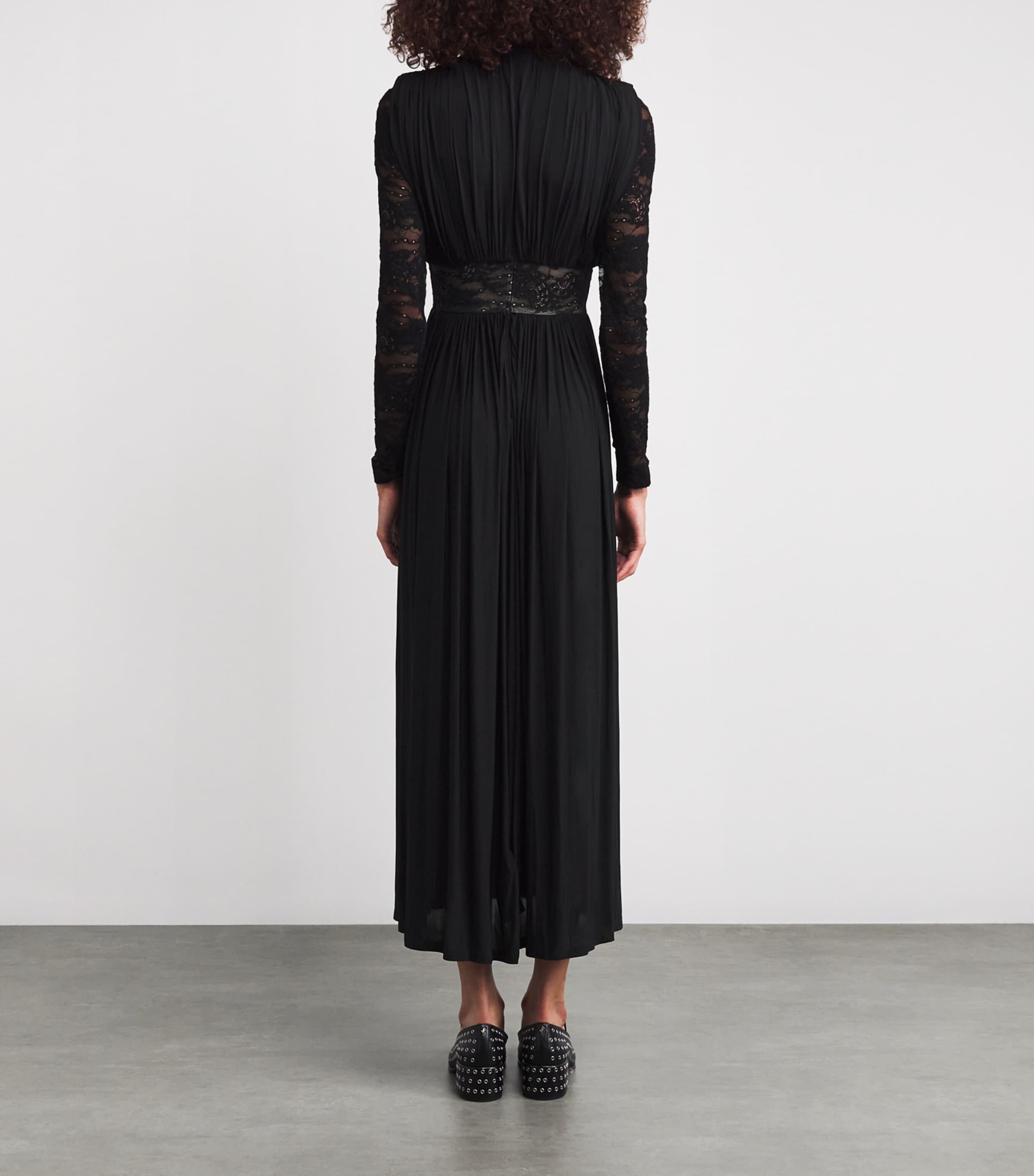 Zimmermann Black Lace-Detail Rebellion Maxi Dress | Harrods US