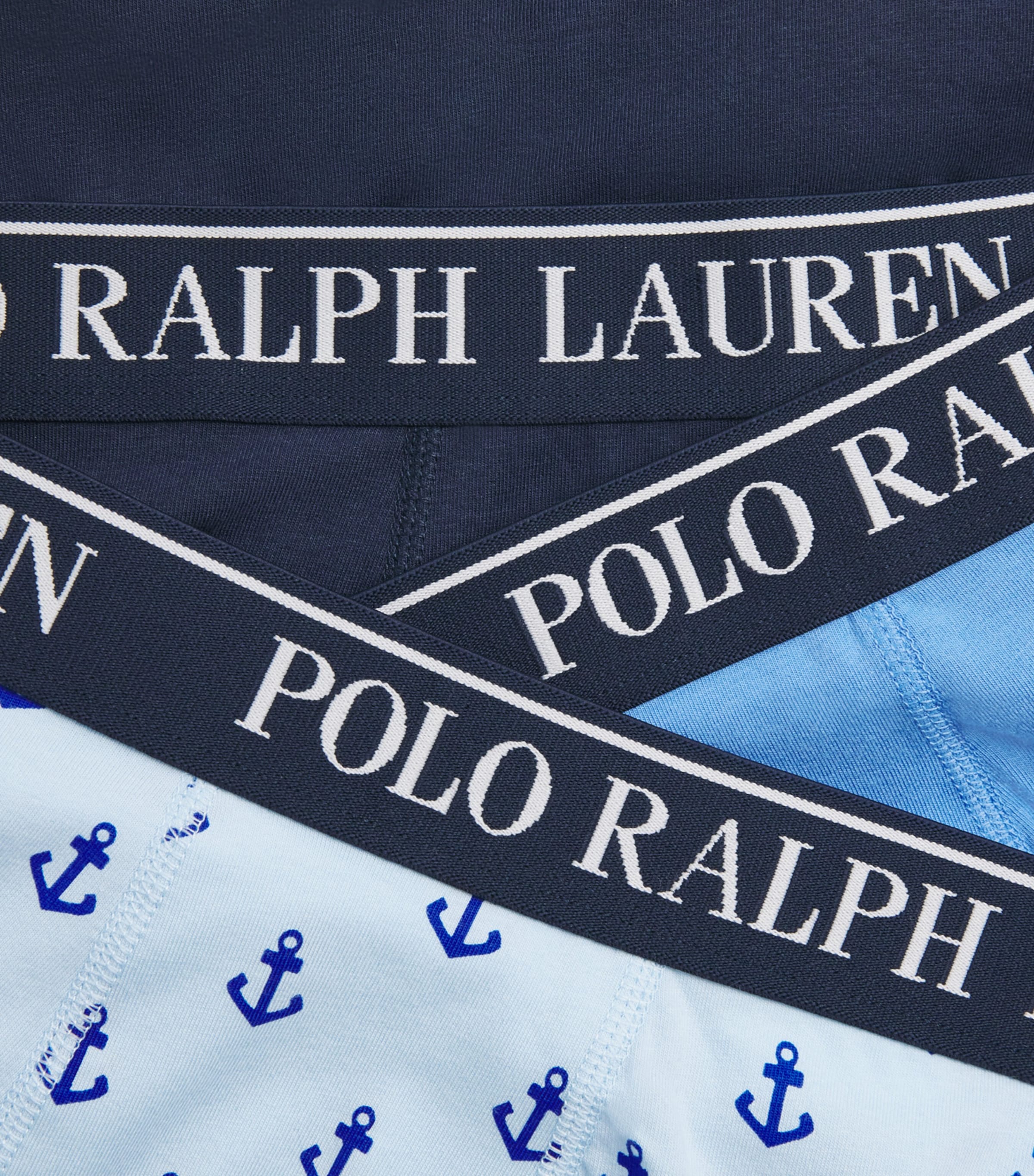 Ralph Lauren Kids Blue Pack of 3 Stretch-Cotton Boxer Briefs (8-15 ...