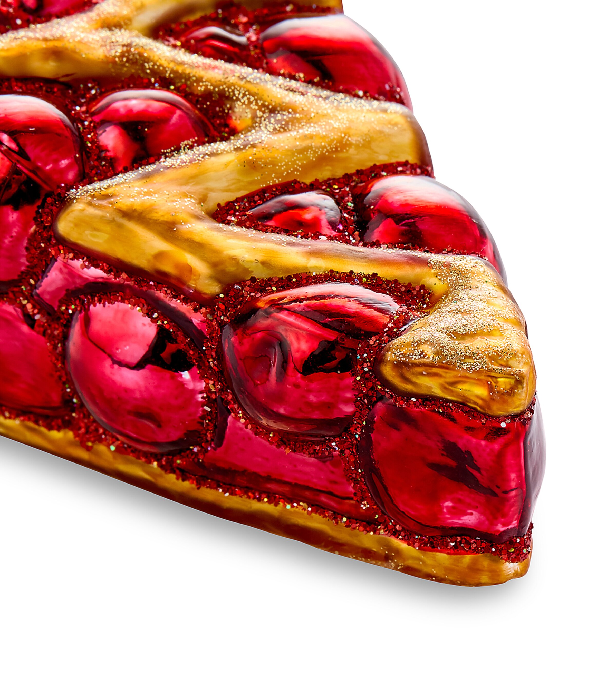 Harrods Glass Cherry Pie Tree Decoration | Harrods US