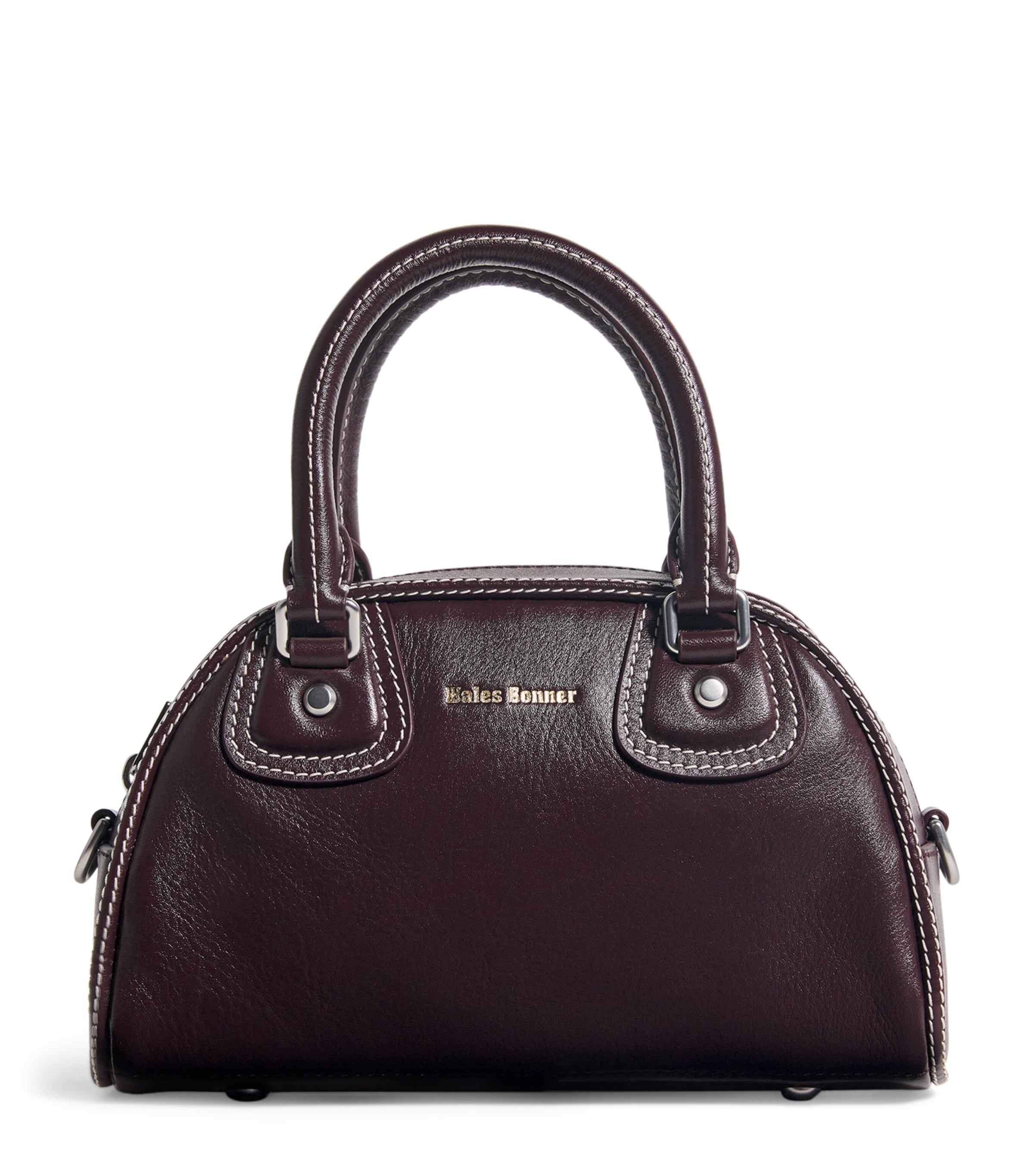 adidas Burgundy x Wales Bonner Small Leather Cross-Body Bag | Harrods US