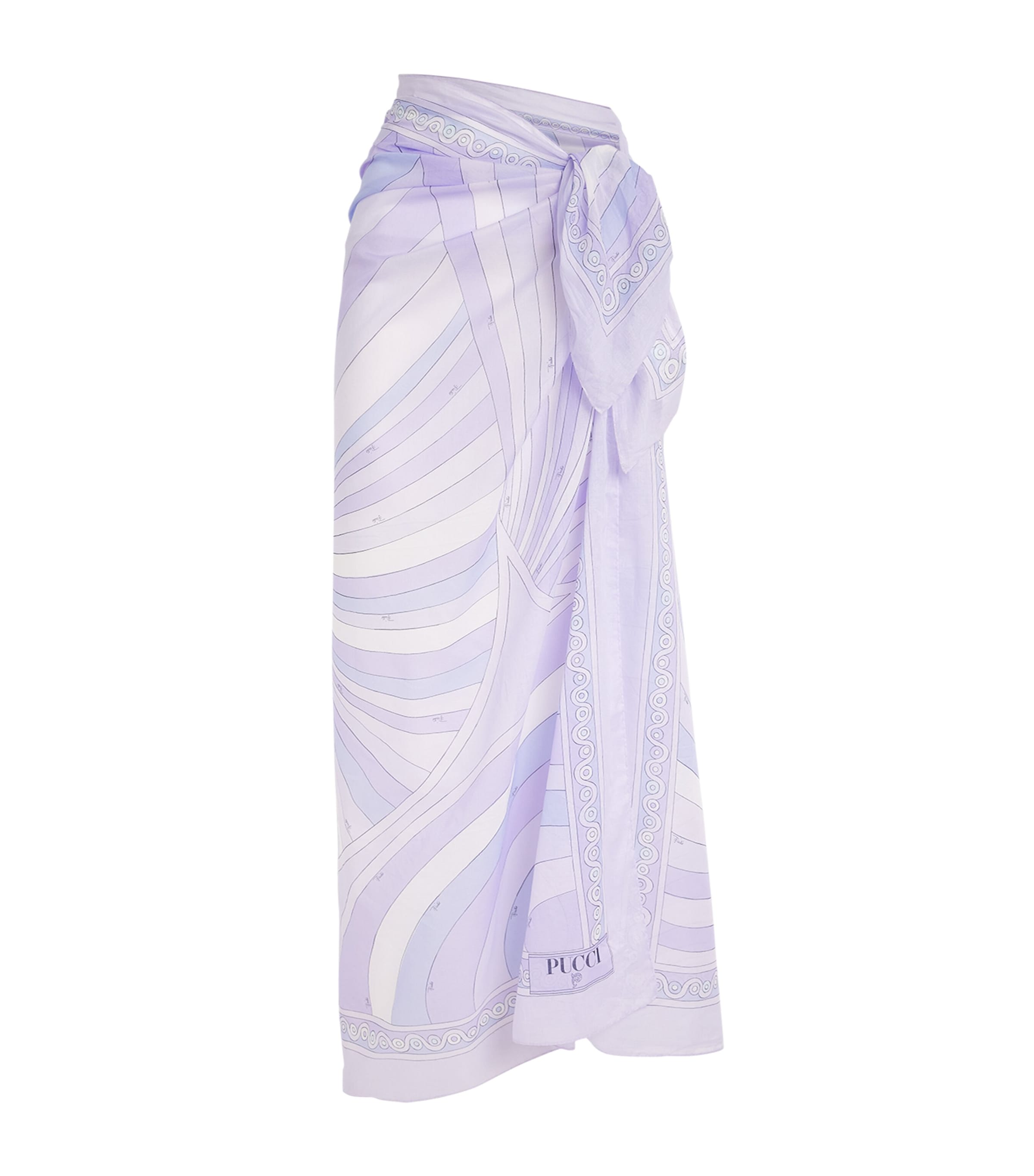 PUCCI Purple Cotton Tie-Side Pareo | Harrods AU