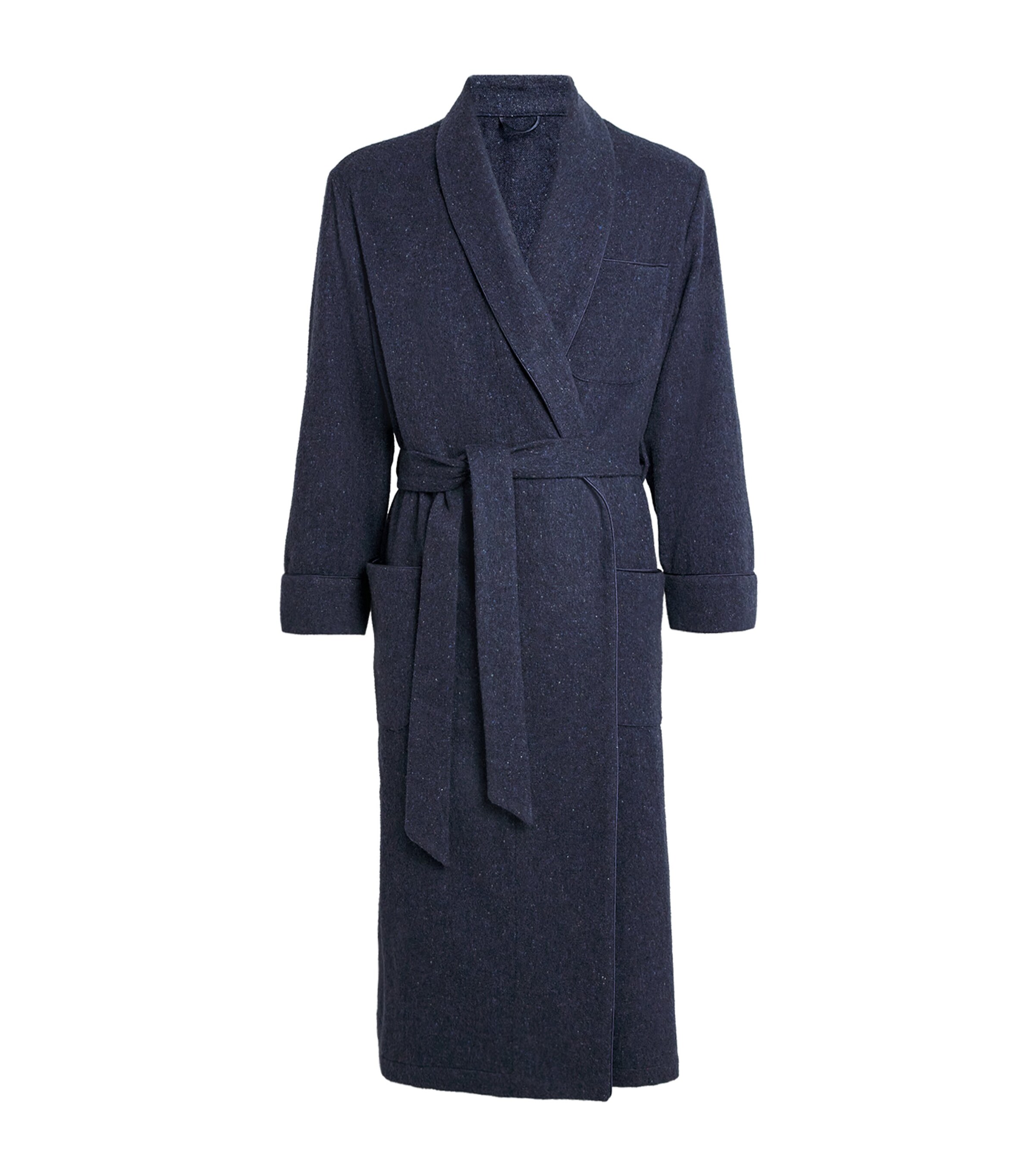 Johnstons Of Elgin Navy Cashmere Donegal Robe (Medium) | Harrods US