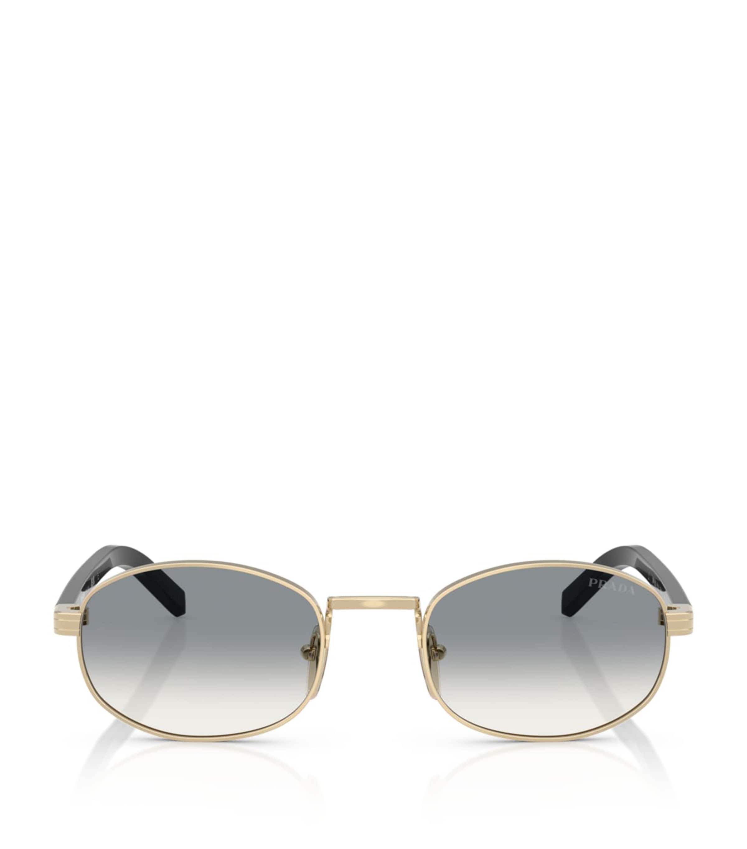 Prada Gold Steel PR B53S Sunglasses | Harrods UK