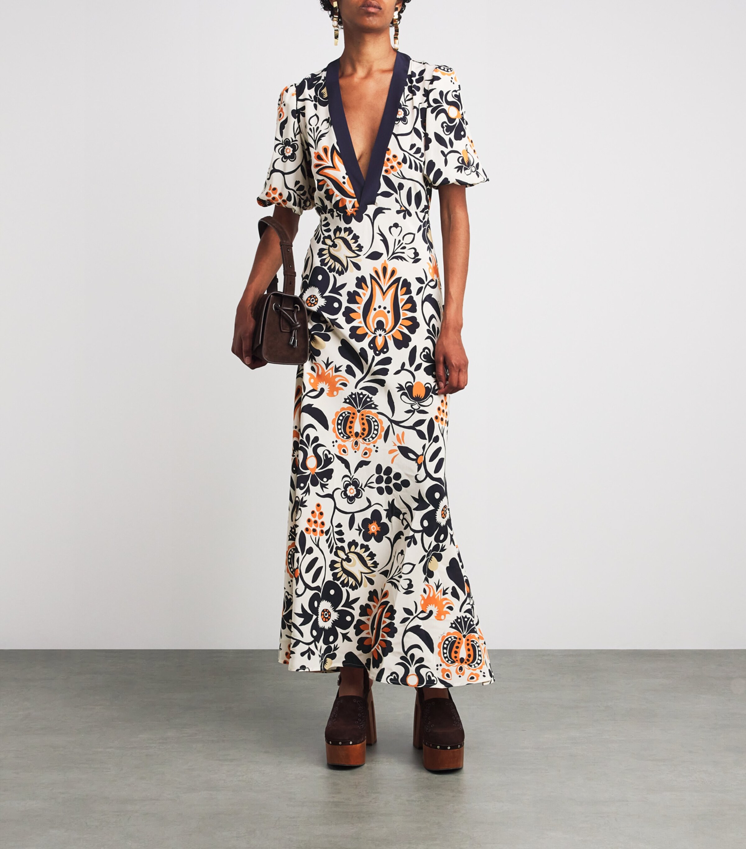 La Doublej Multi Silk Marlene Maxi Dress | Harrods US