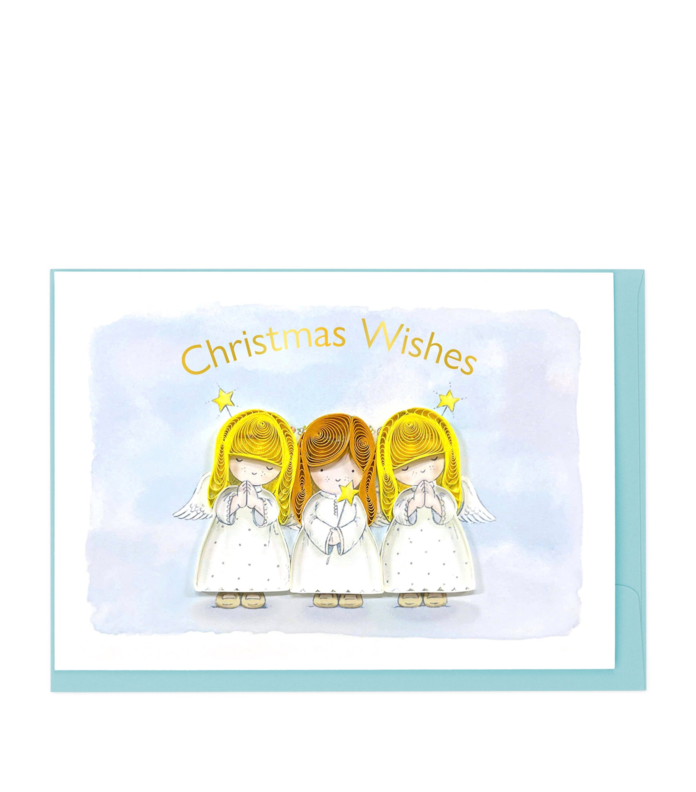 Quilling Card Angels Christmas Wishes Cards (Pack of 6) | Harrods AU