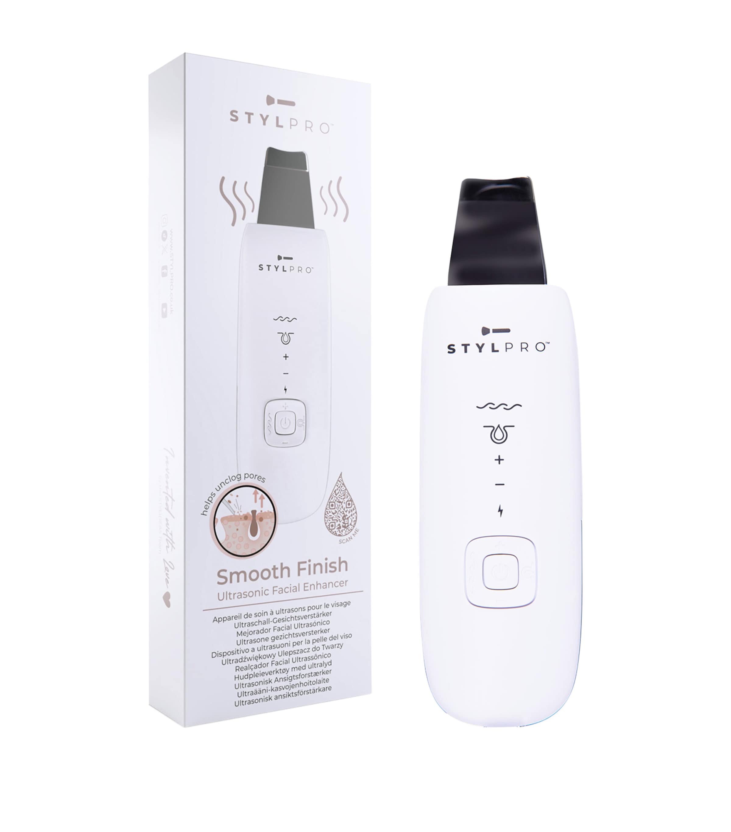 STYLPRO STYLPRO Smooth Finish Ultrasonic Ionic Facial Enhancer | Harrods UK
