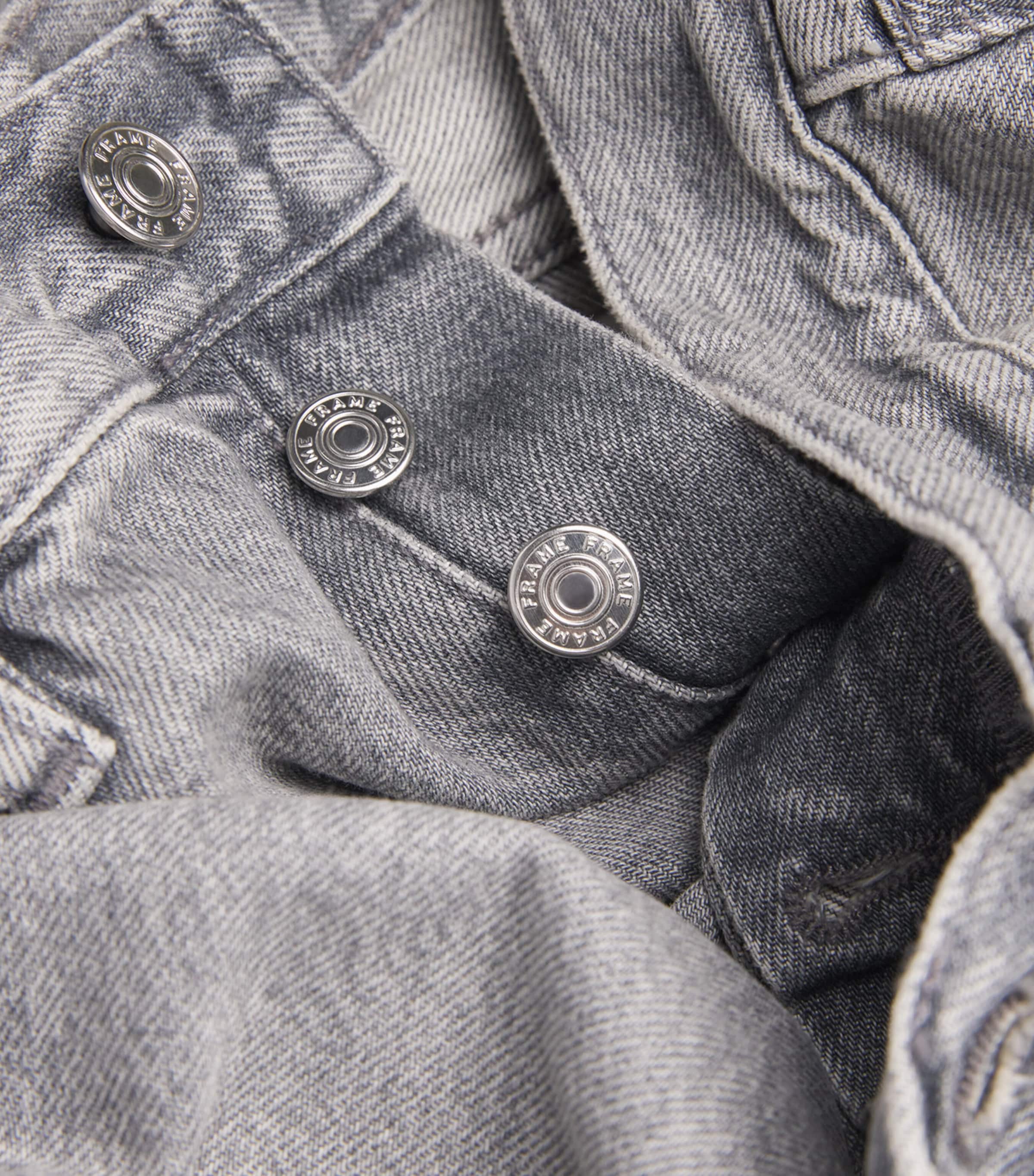 FRAME Grey The Vertical Straight Jeans | Harrods US