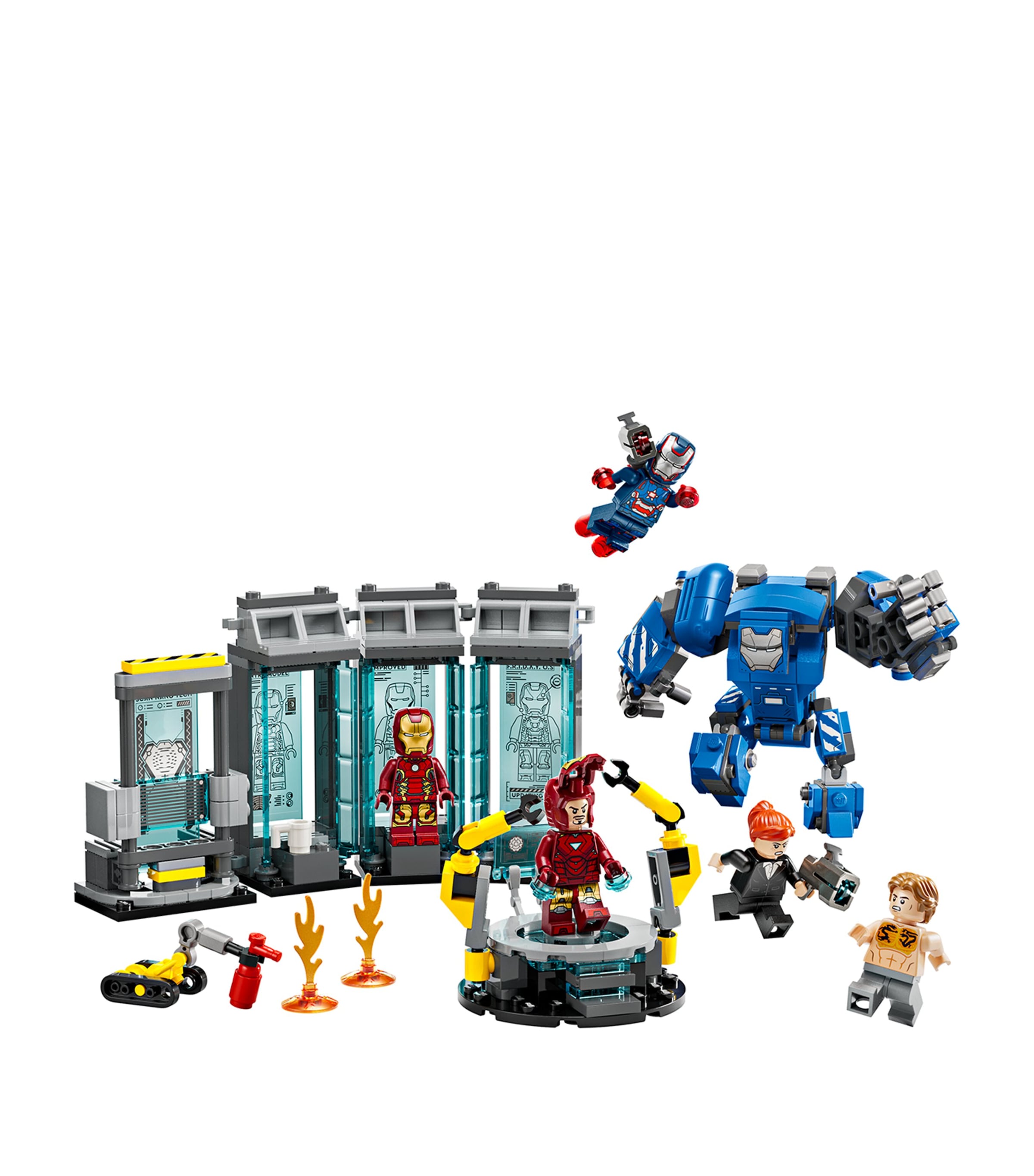 Lego Marvel Iron Man's Laboratory: Hall of Armour Set 76315 | Harrods UK